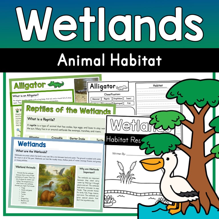 Wading Into Wetlands: A K–2 Science Unit on Wetland Habitats and ...