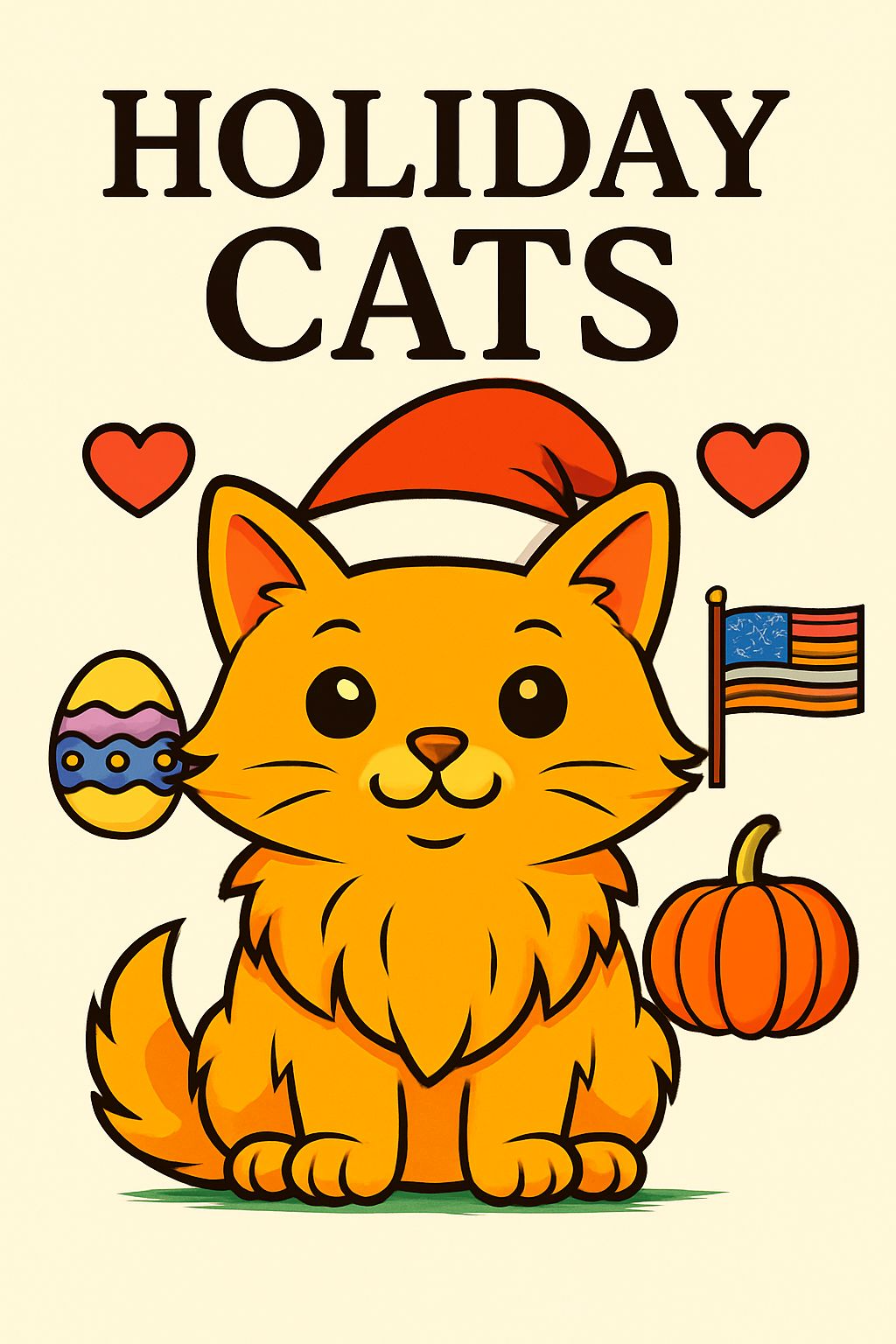12 month of holidays cats coloring book - Payhip