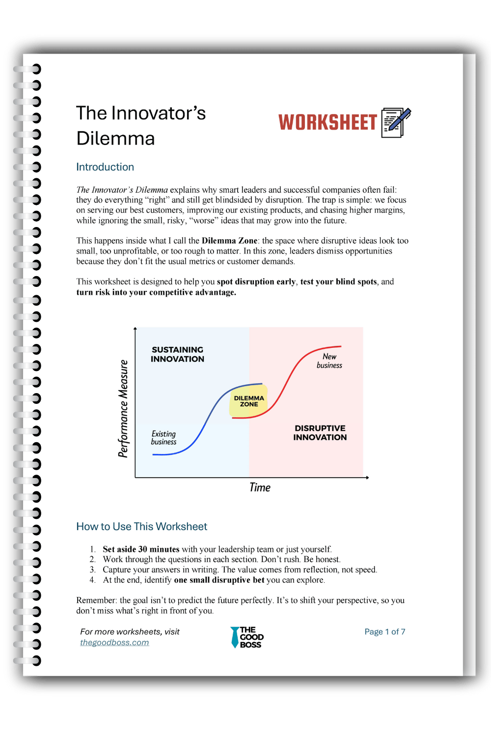 Worksheet: The Innovator's Dilemma