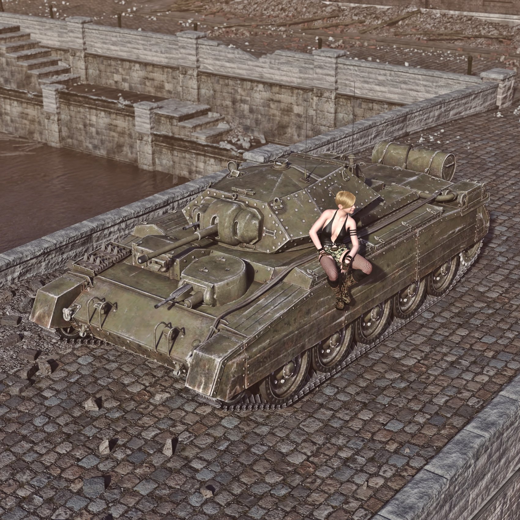 Crusader Mk2 Tank WT for Daz3D - Payhip