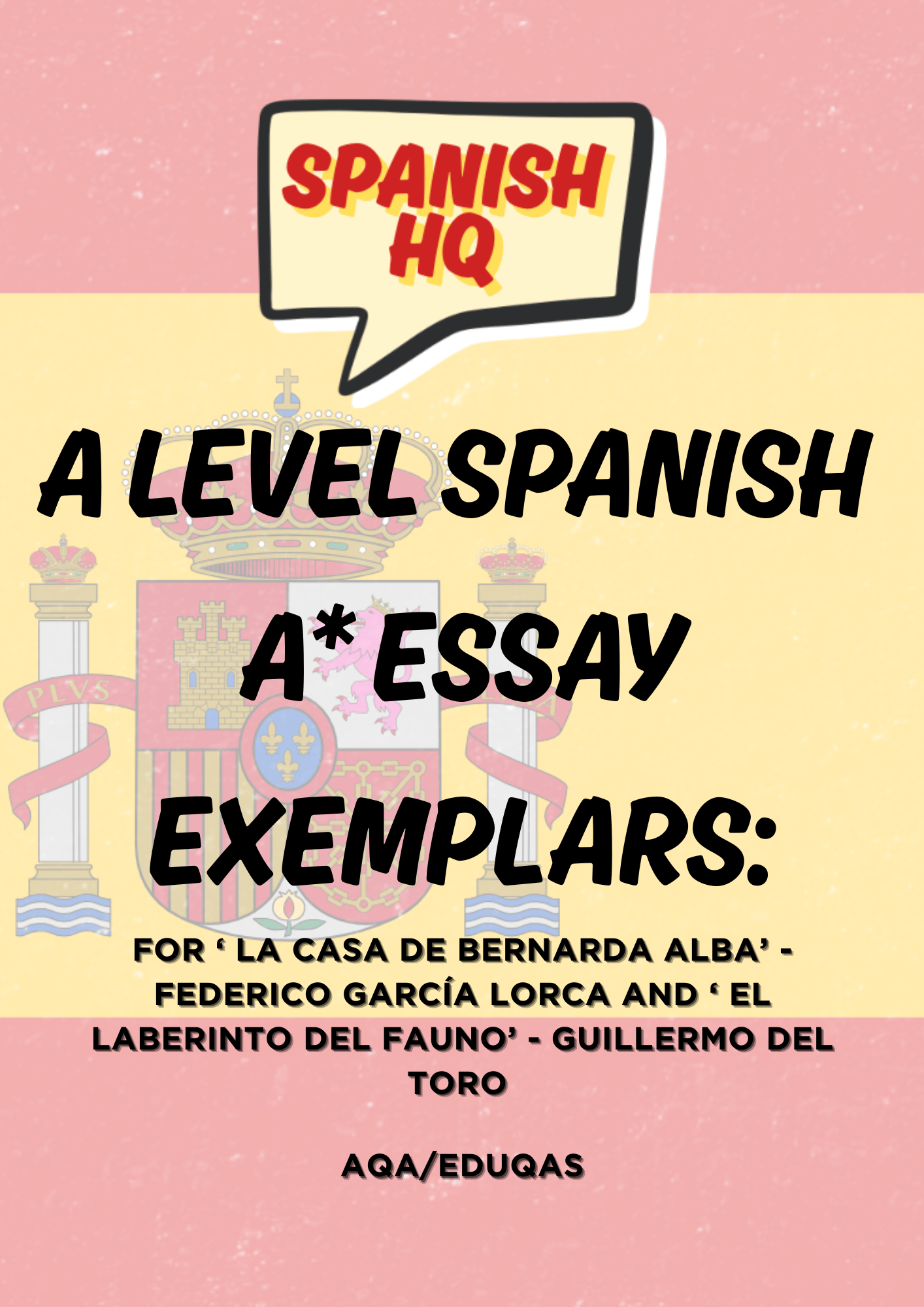 ‘La Casa de Bernarda Alba’ and ‘El Laberinto del Fauno’ exemplar A* ...