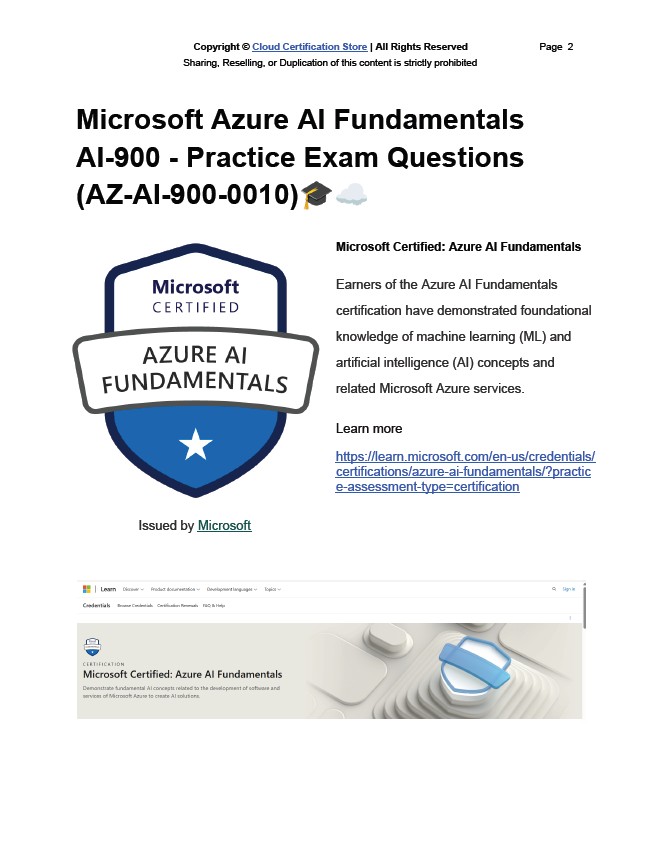 Intro to the Microsoft Azure AI Fundamentals (AI-900) Certification