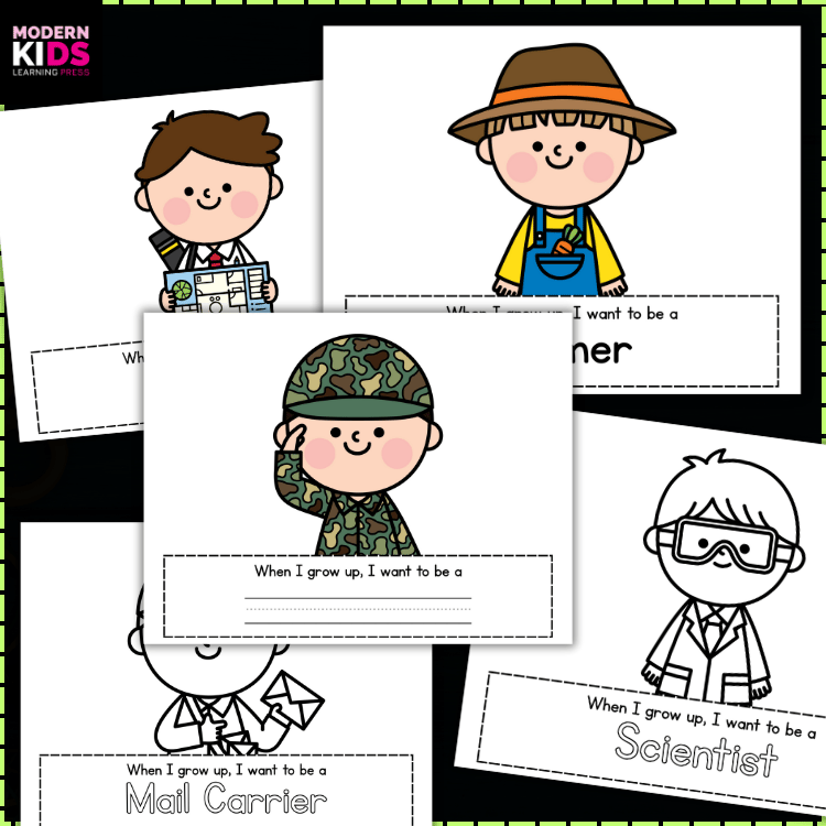 Editable Labor/Career Day Community Helpers Hats Crowns Headbands Craft