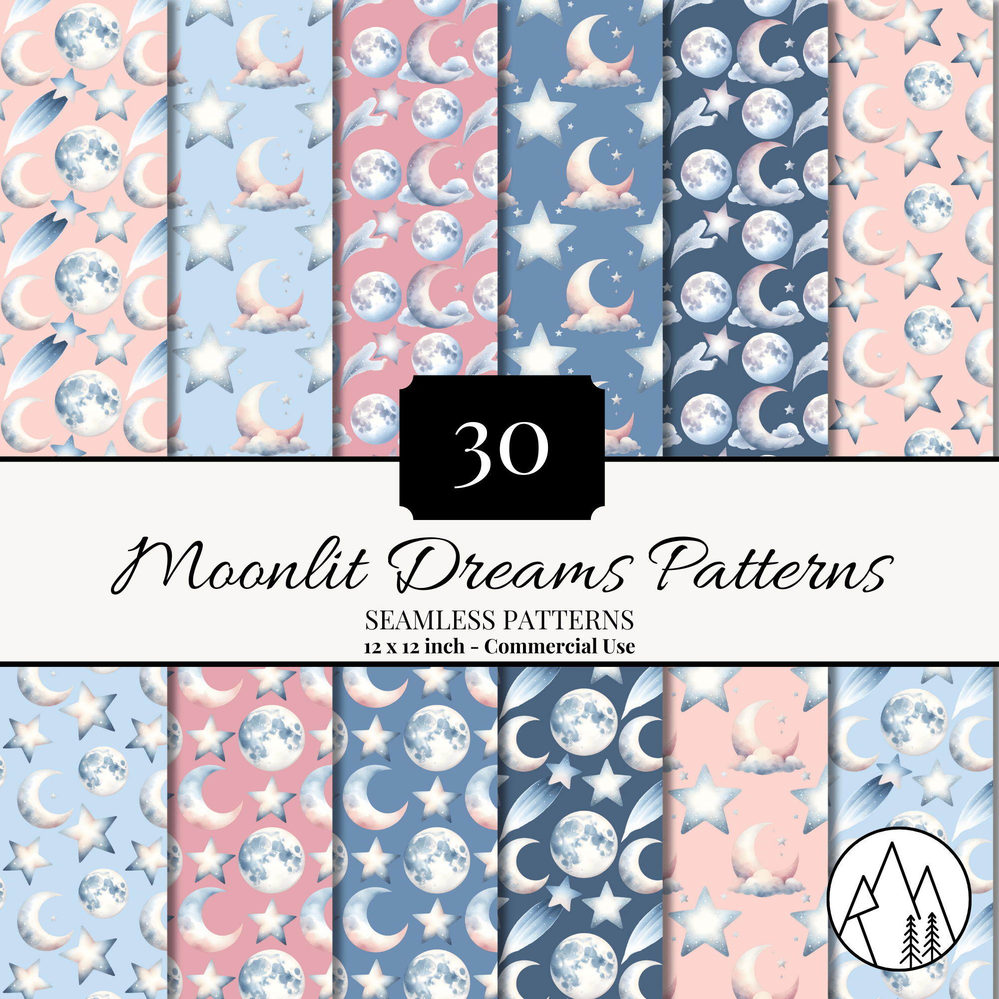 PLR Moonlit Dreams Patterns - Payhip