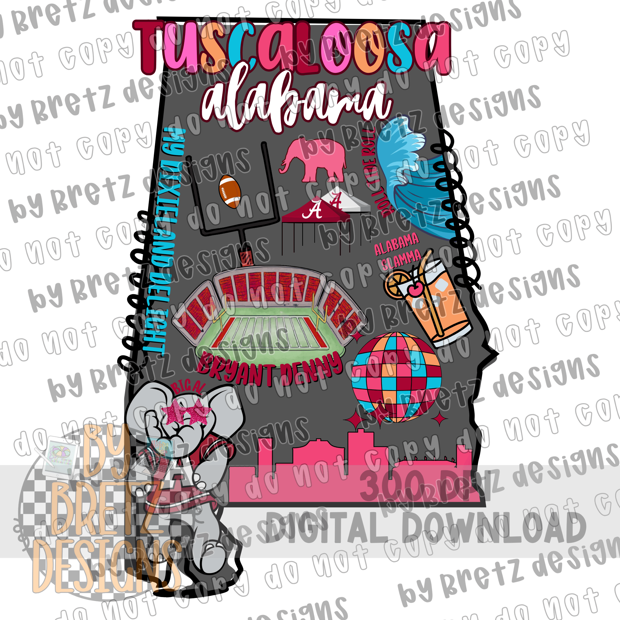 Alabama Preppy Basketball and Football - Payhip