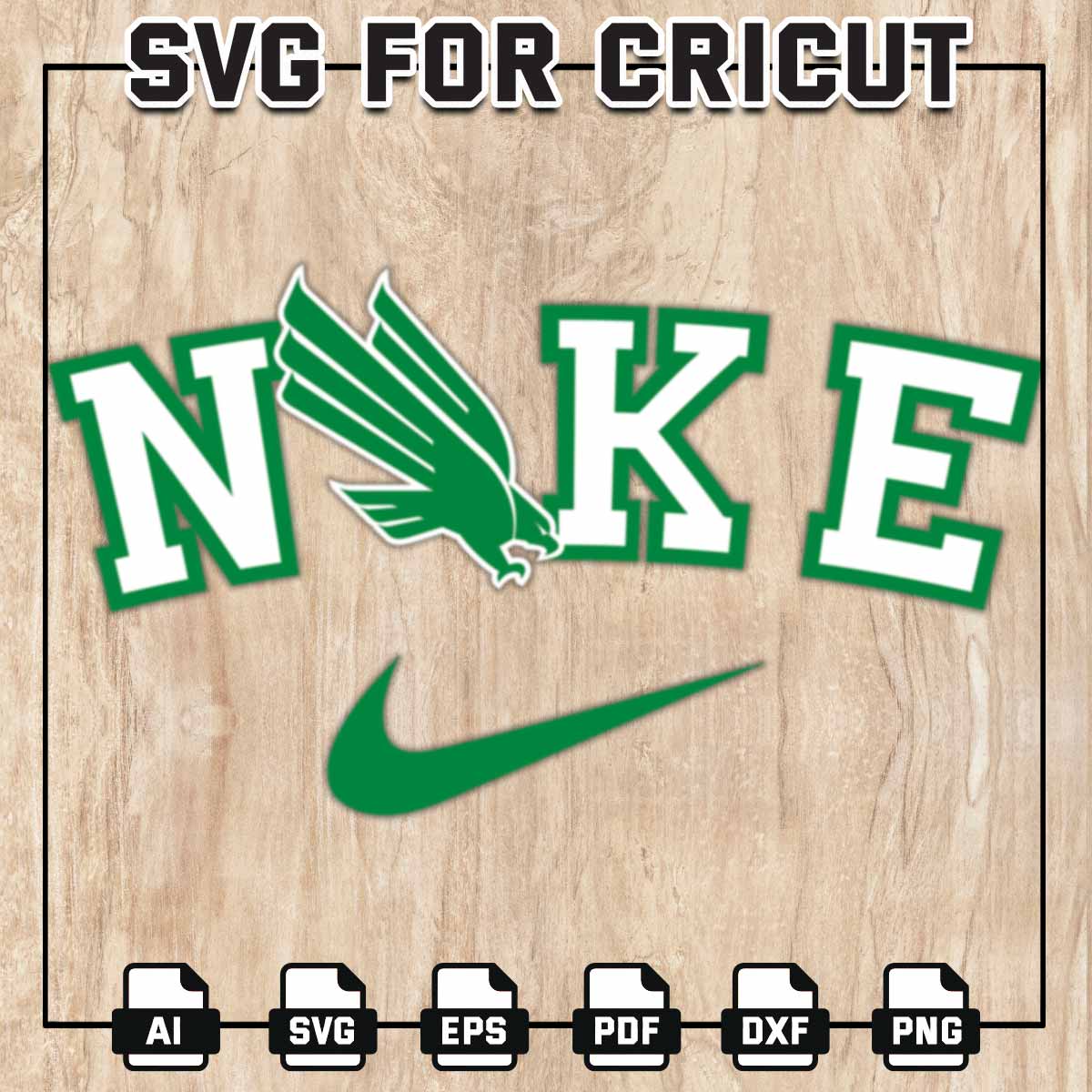 Nik.ee North Texas Mean Green College Football Team Mascot Logo SVG, NCAA Logo SVG Design ...