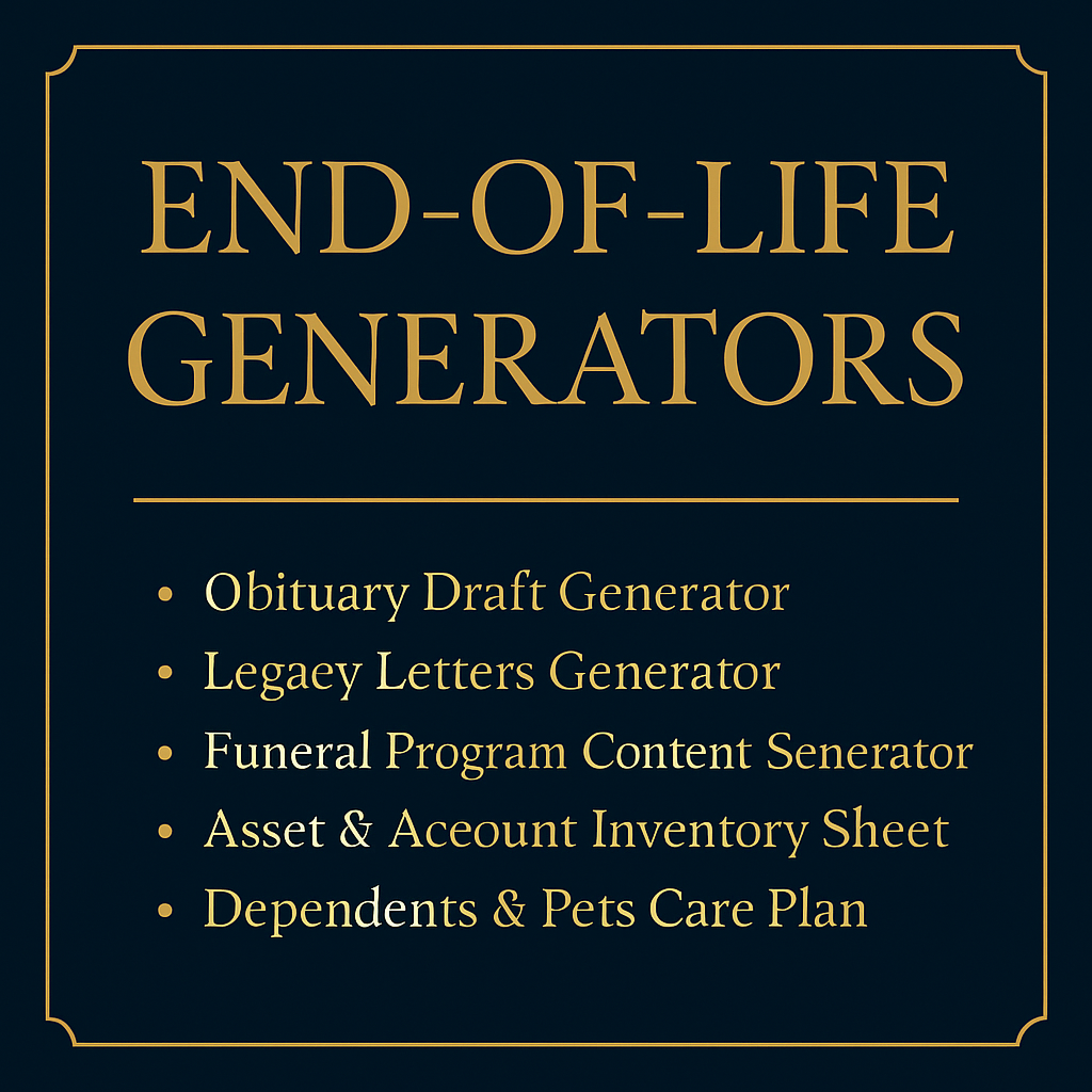 End-of-Life Planning Generator - Payhip