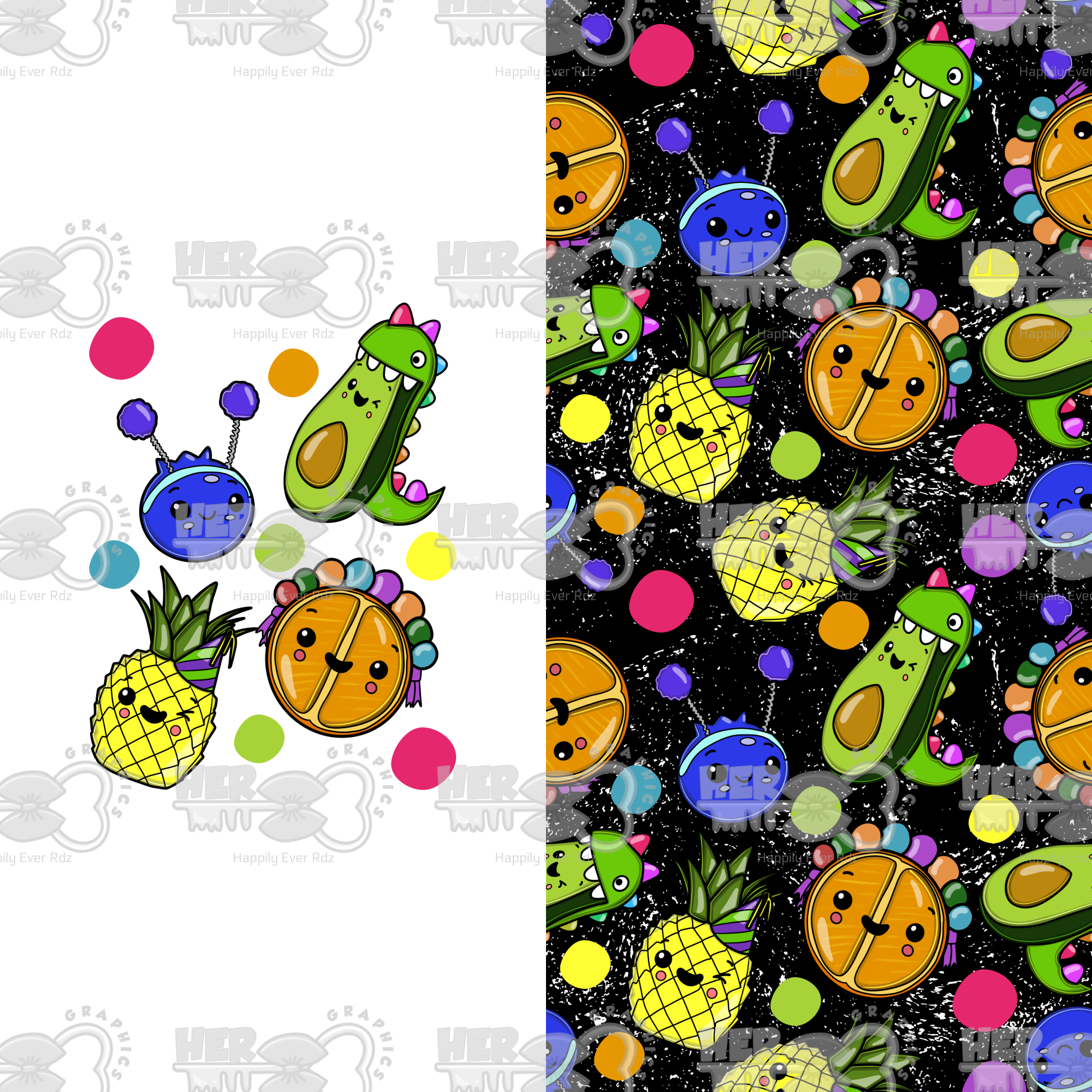 Hey Bear Dancing Fruit PNG - Payhip
