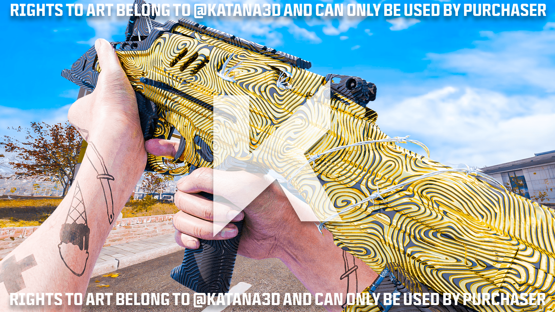 COD/Warzone Thumbnail - Warzone Gold Cypher (Rebirth Verdansk) - Payhip