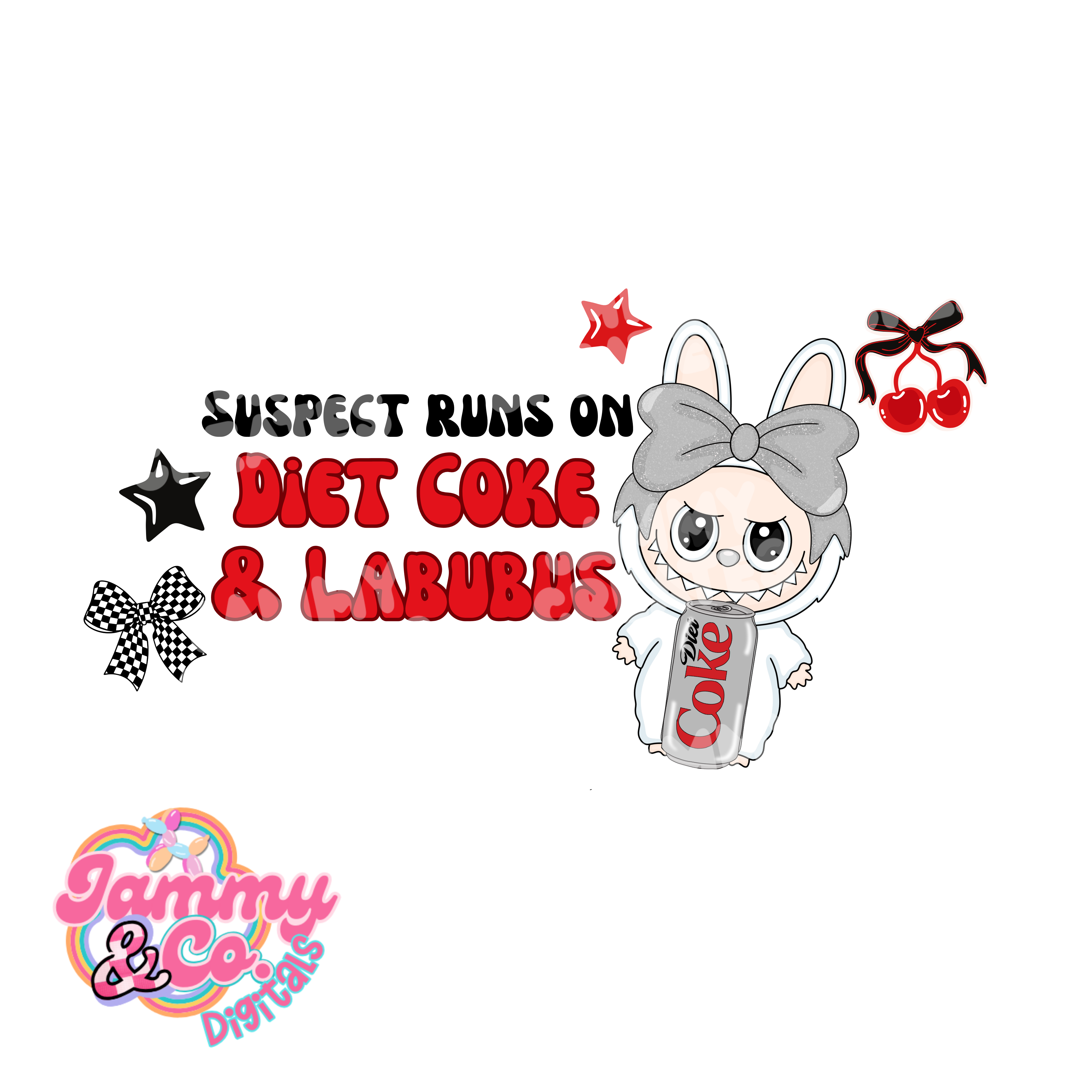 Diet Coke Labubu PNG - Payhip