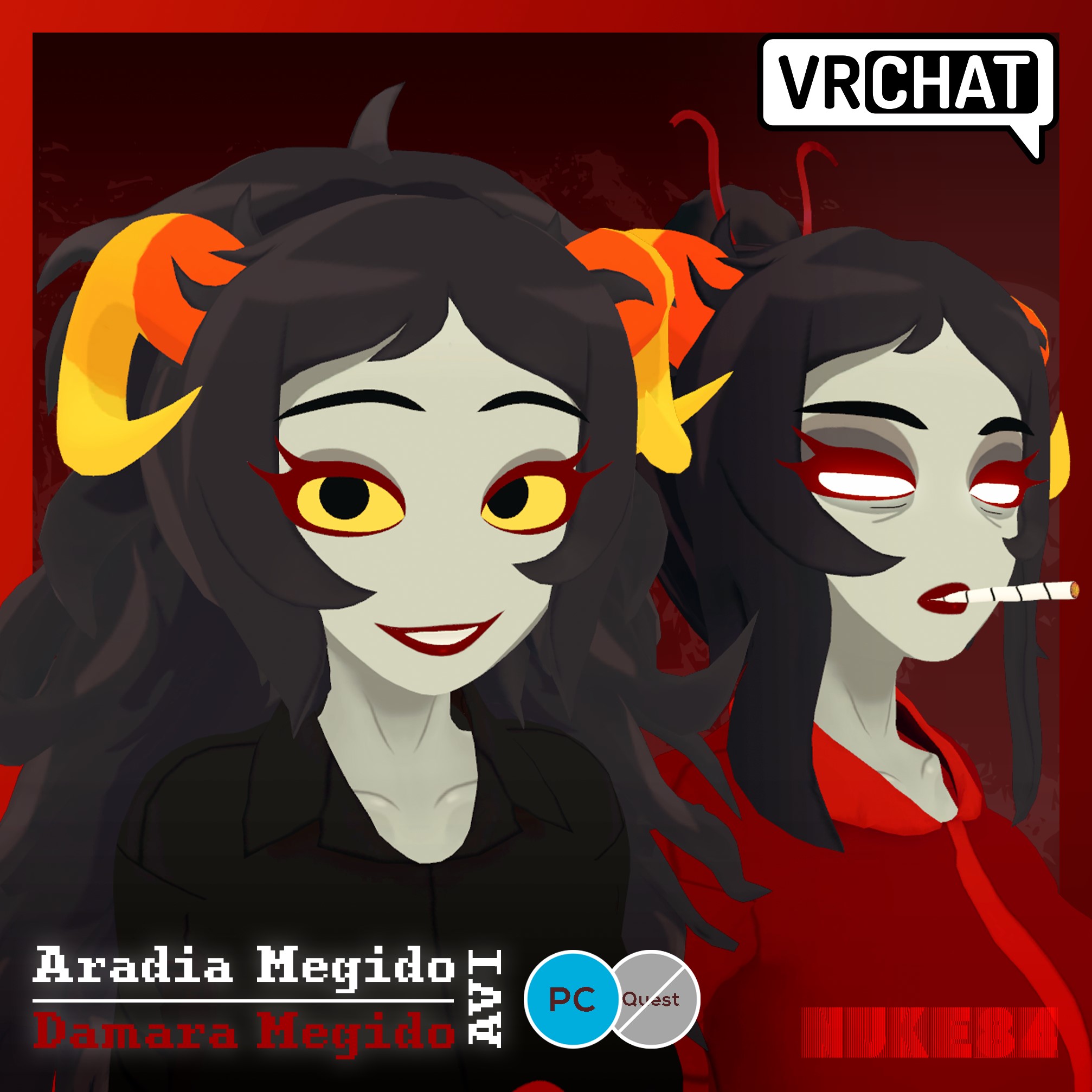 Aradia & Damara Megido VRC Avatar (PC) - Payhip