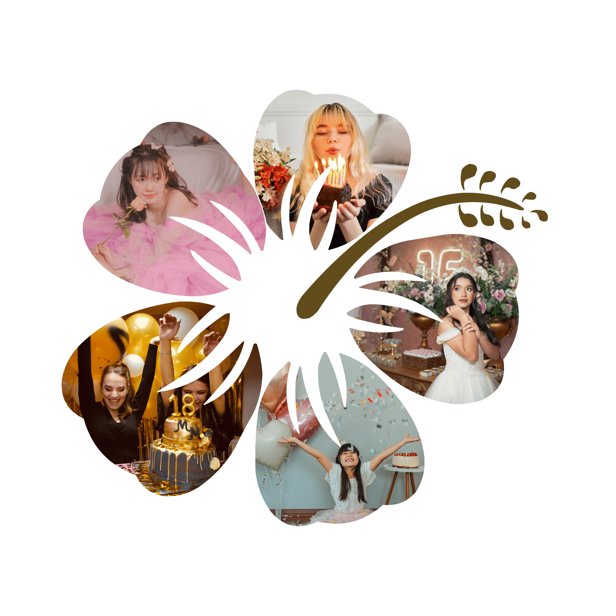 Flower Photo Collage Canva Template Part 4 - Payhip