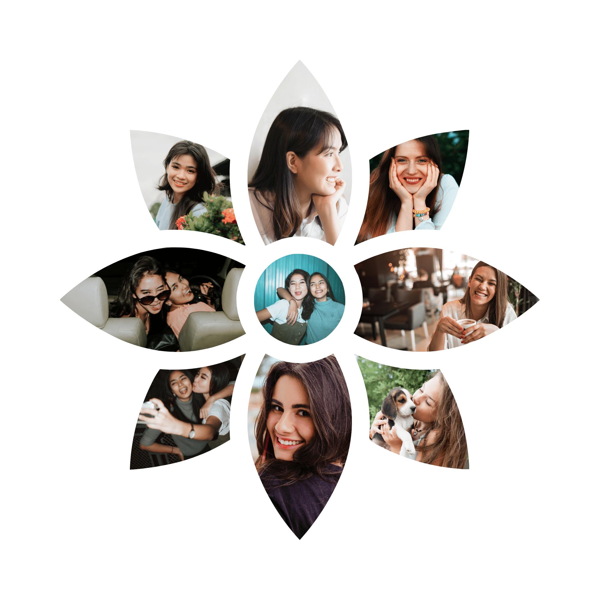 Flower Photo Collage Canva Template Part 8 - Payhip