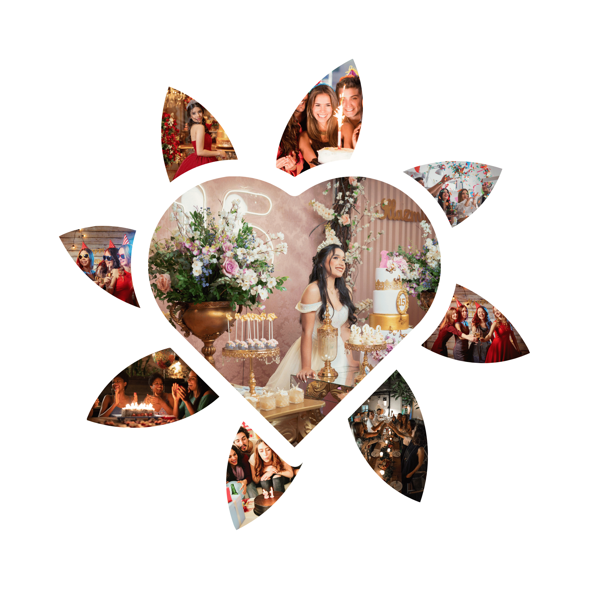 Flower Photo Collage Canva Template Part 11 - Payhip