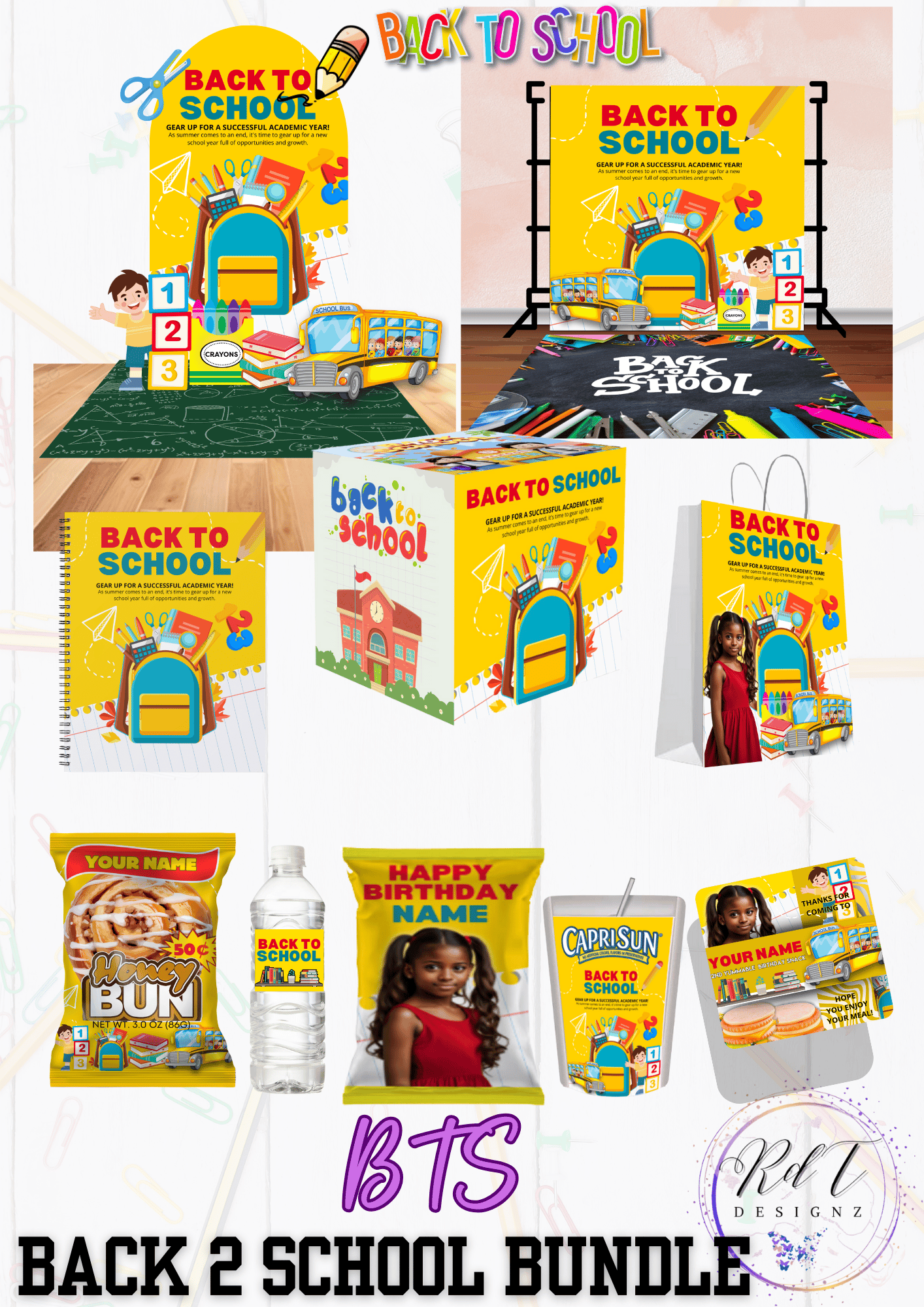 B2S Bundle Sheet Template - Back 2 School - Payhip