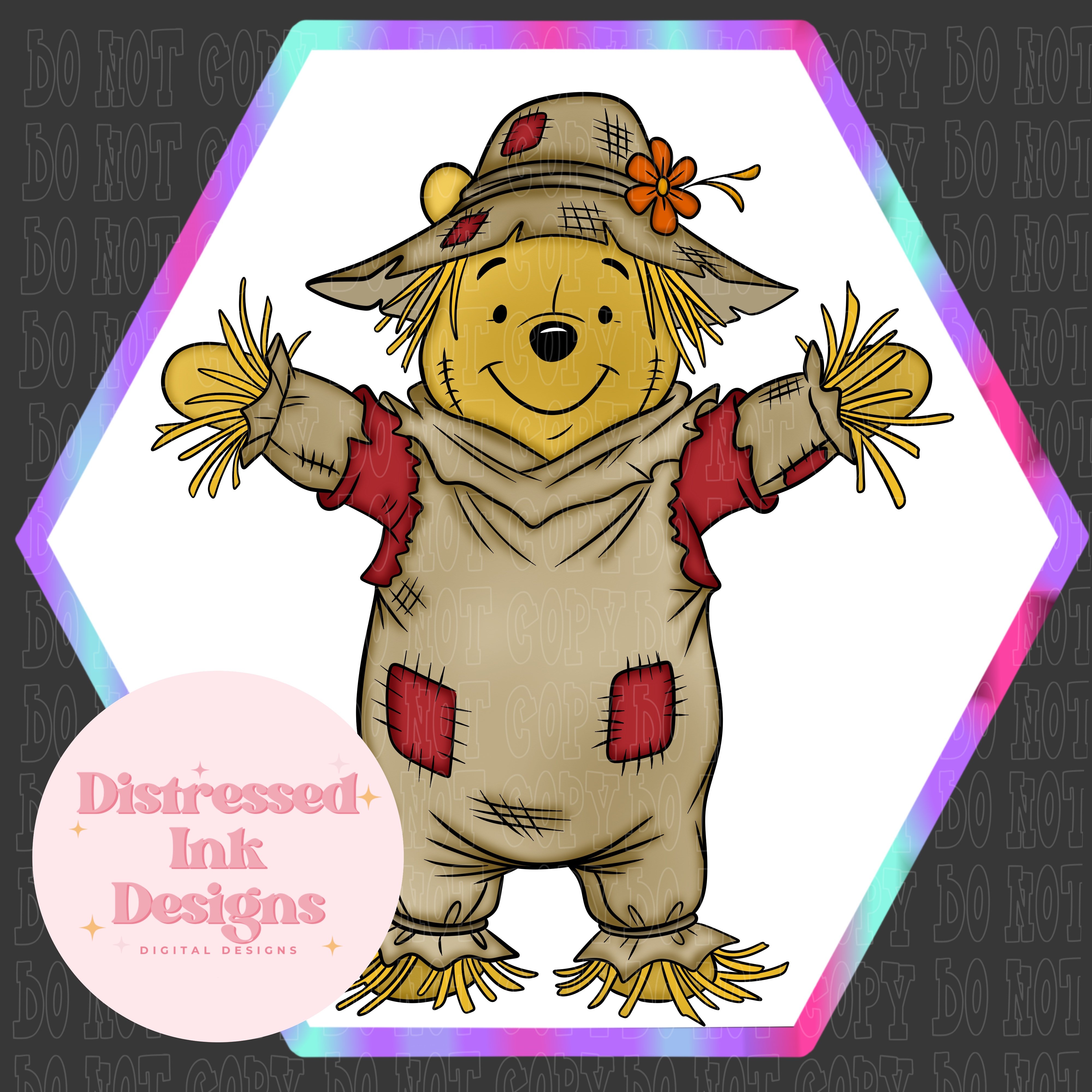 Scarcrow pooh freebie