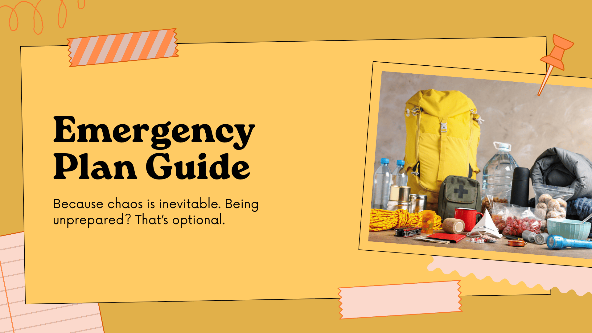 Emergency Plan Guide: Because Chaos Is Inevitable - Payhip