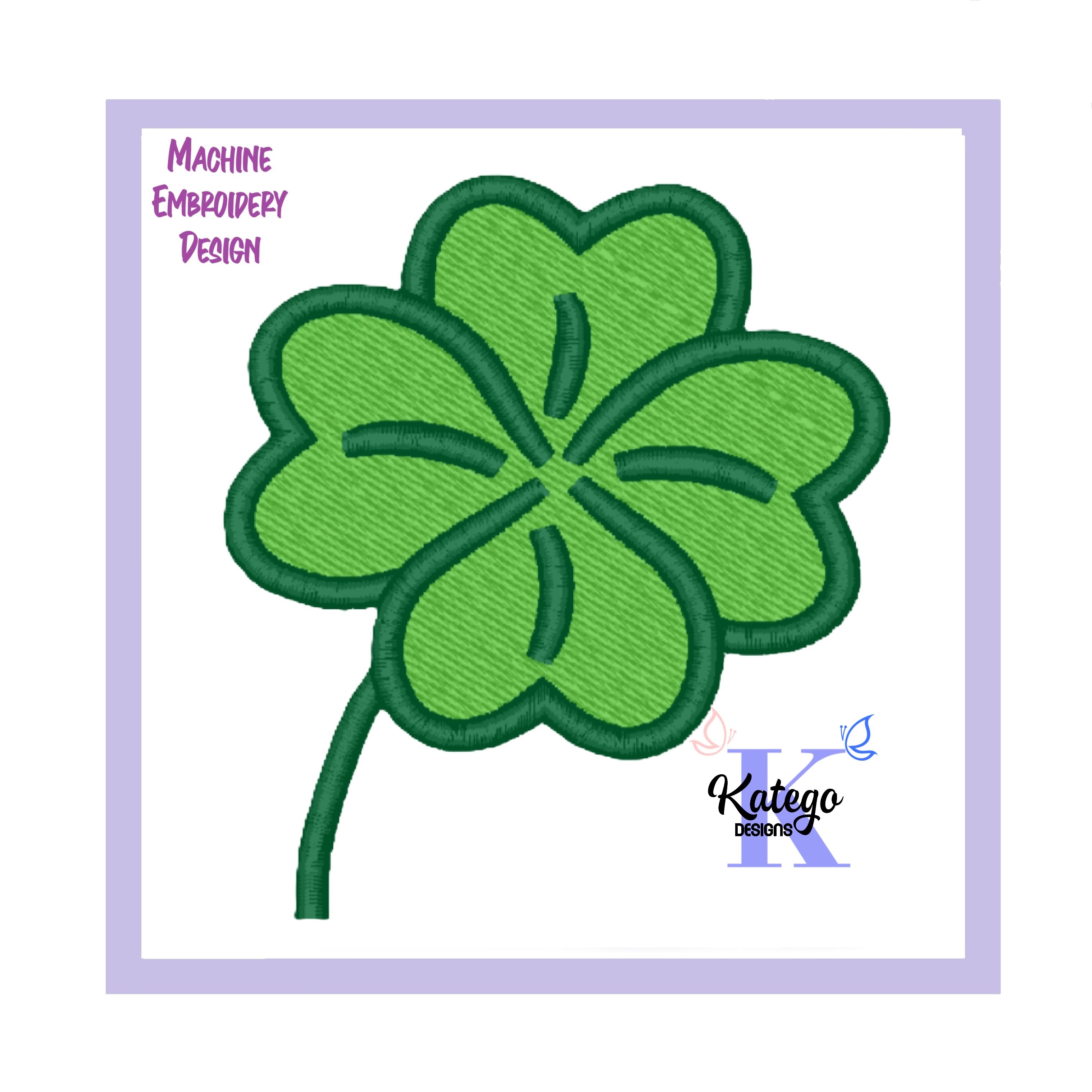Clover Embroidery Design - Payhip