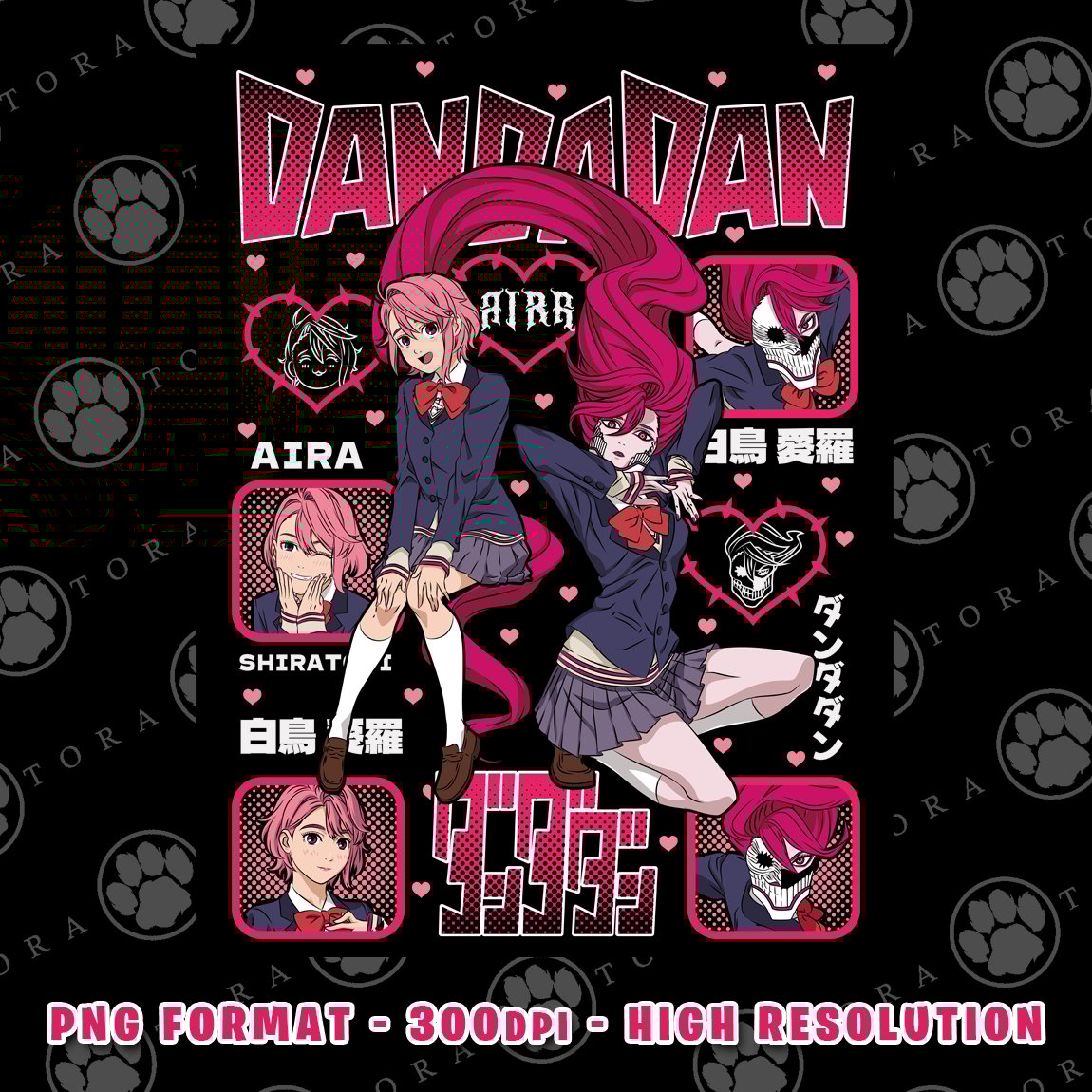 Pack Dandadan: 30 High-Resolution PNG Designs | Premium Backgroundless ...