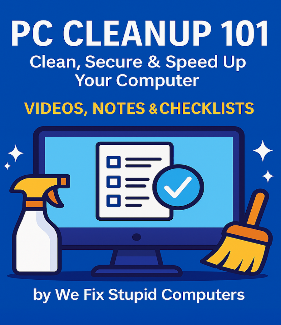 PC Cleanup 101 Video Course - Clean, Secure & Speedup Your Computer ...