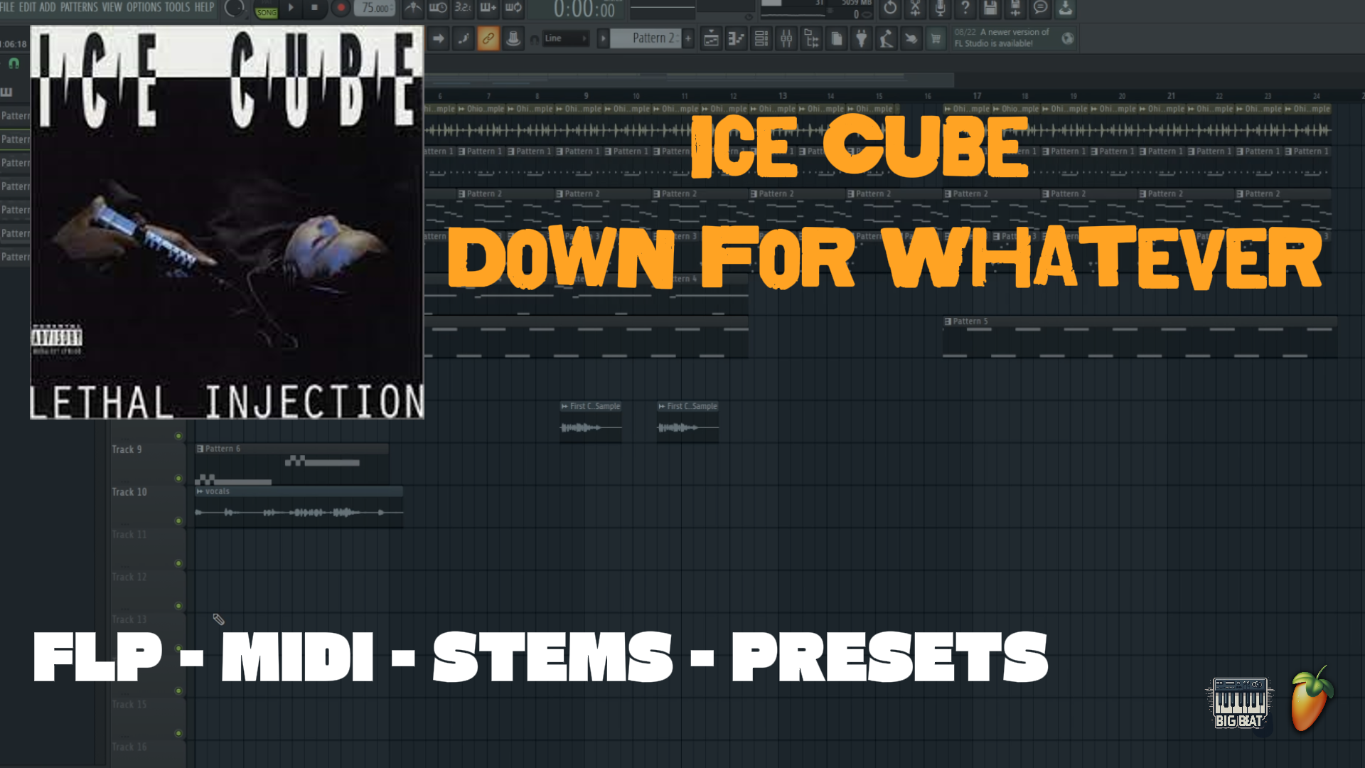 Ice Cube - Down For Whatever FLP MIDI STEMS - Payhip