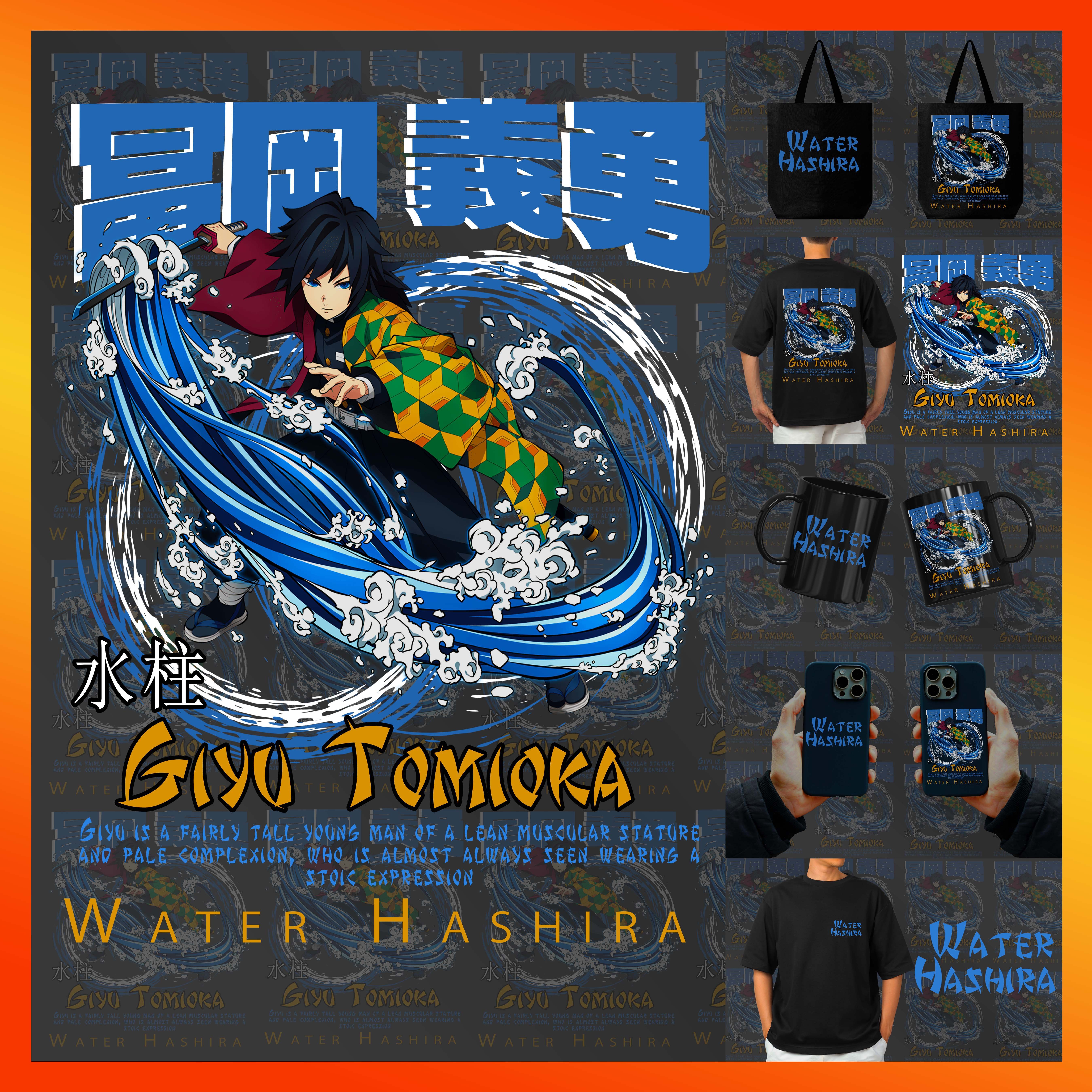 Giyu Design | Front & Back Print | Commercial Use - Payhip