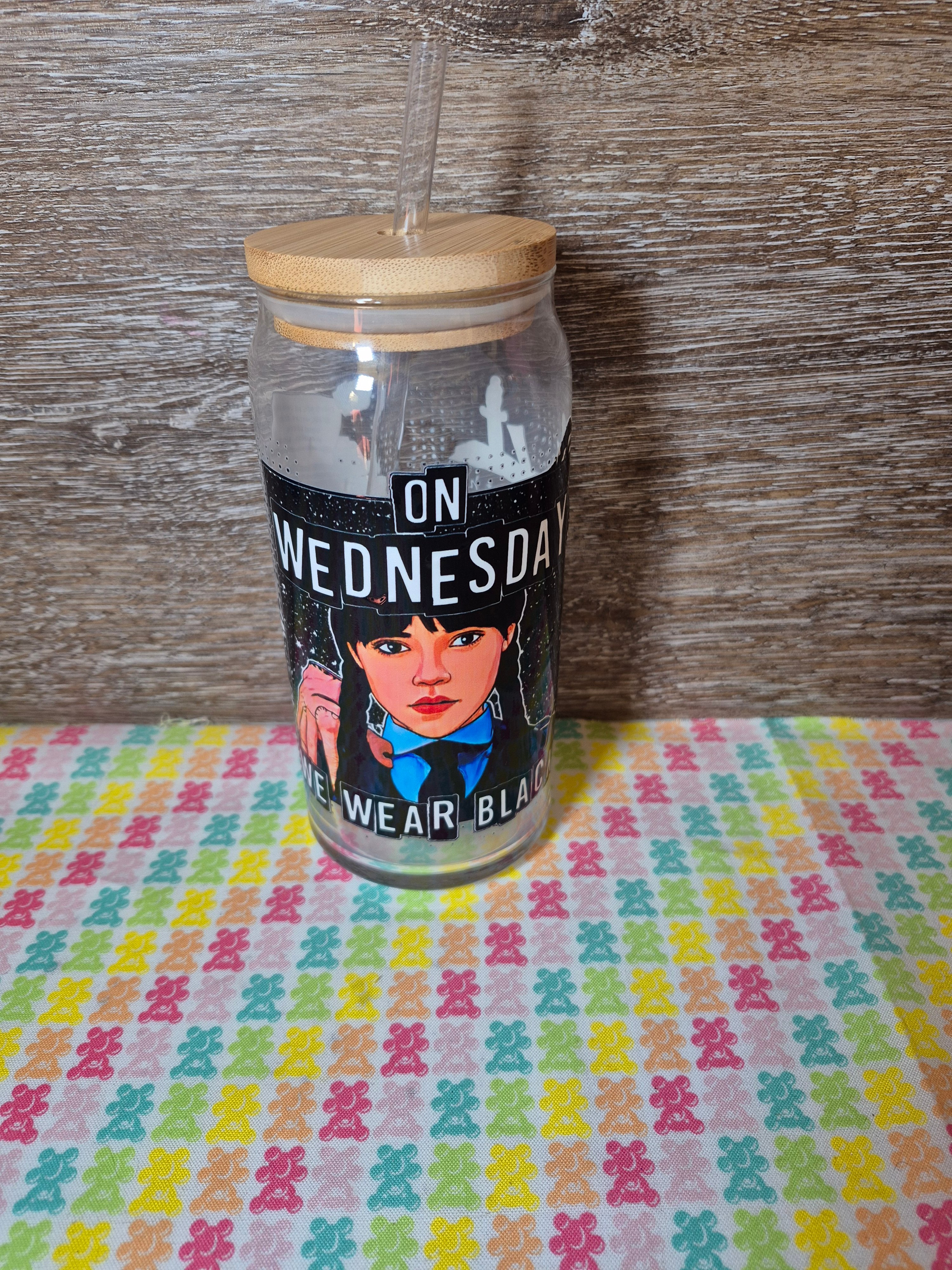 Wednesday Adam's Glass Can - Payhip