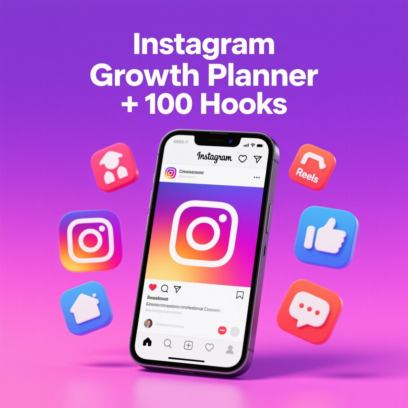 📈 Instagram Growth Planner 100 Viral Hook Ideas - Payhip