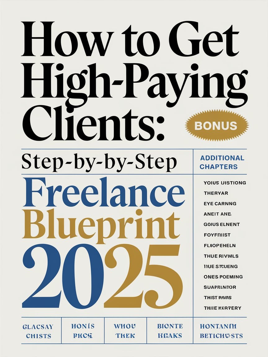 How to Get High-Paying Clients: Step-by-Step Freelance Blueprint 2025 ...