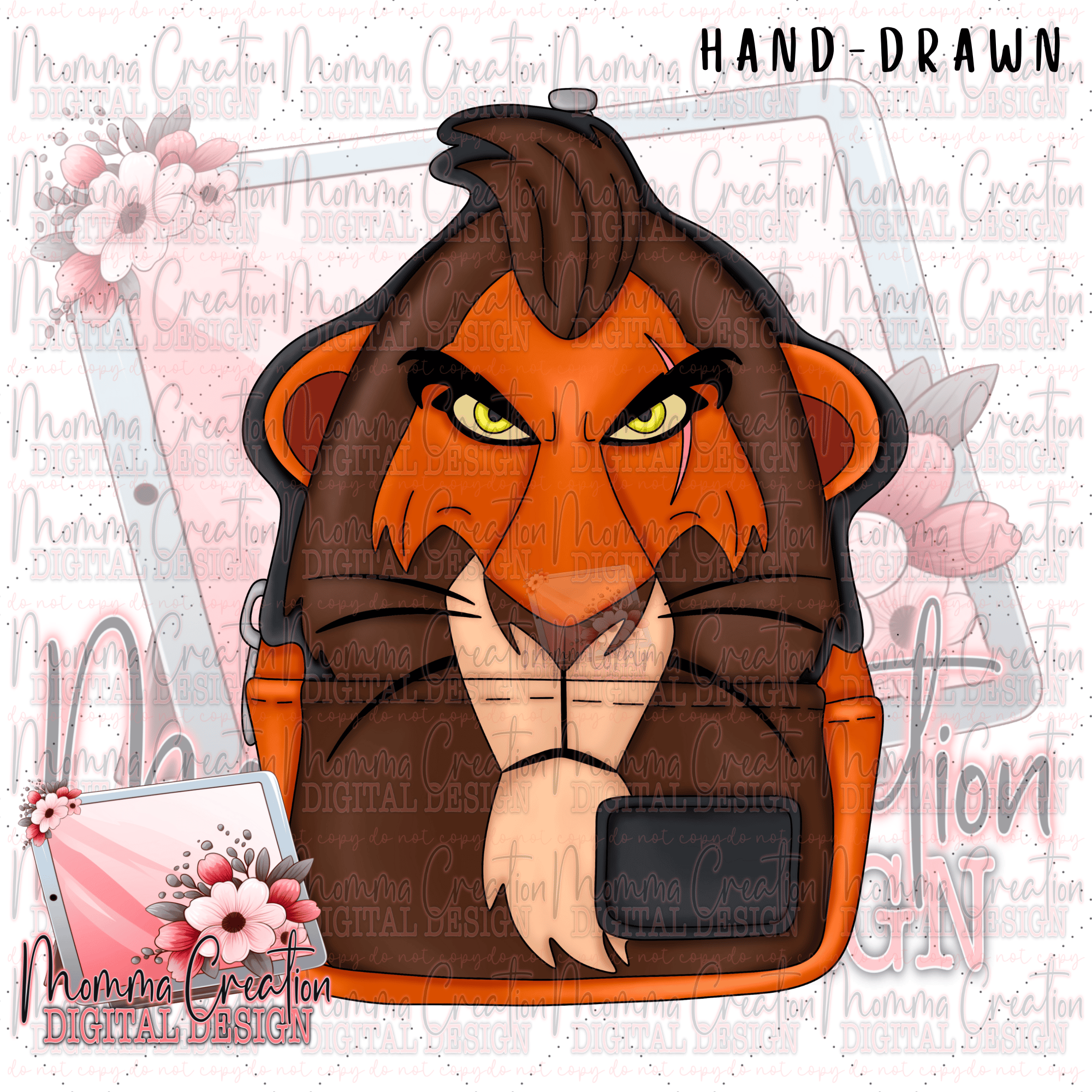 Scar mini backpack single clipart - Payhip