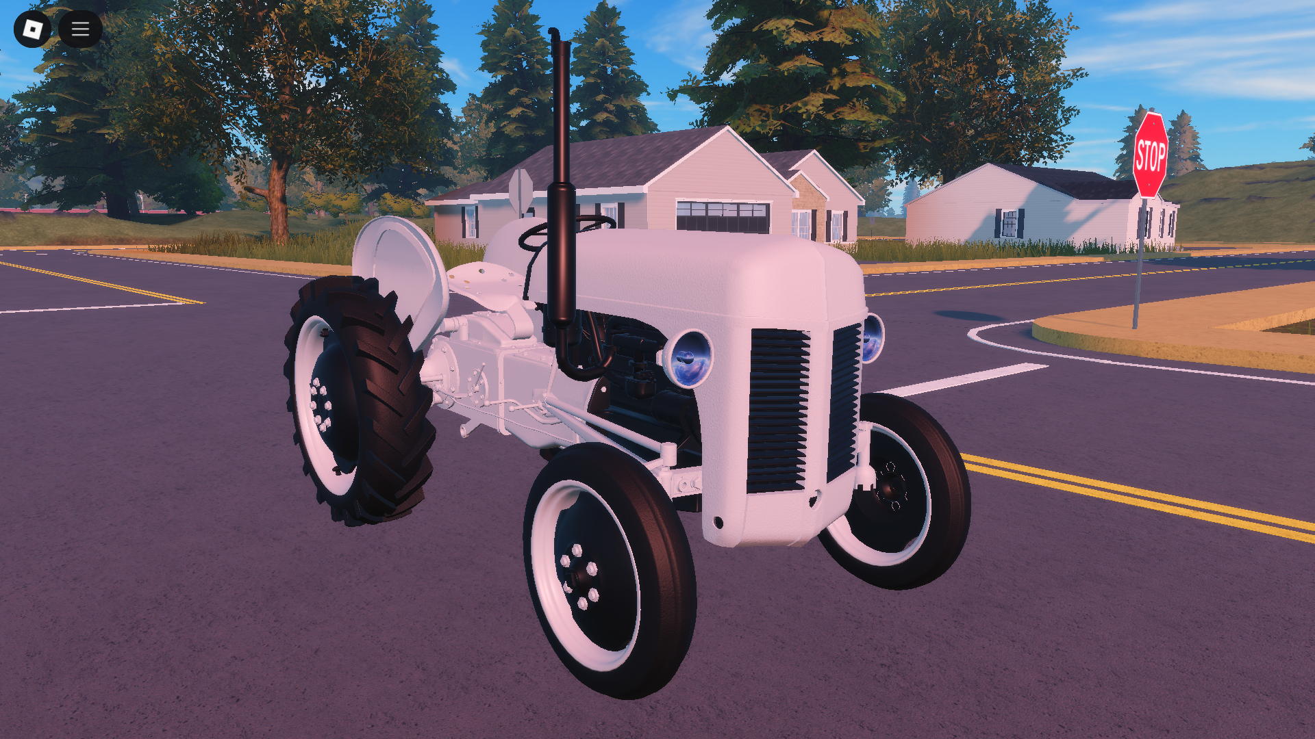 Small Grey Tractor – Realistic Drivable Roblox Vehicle