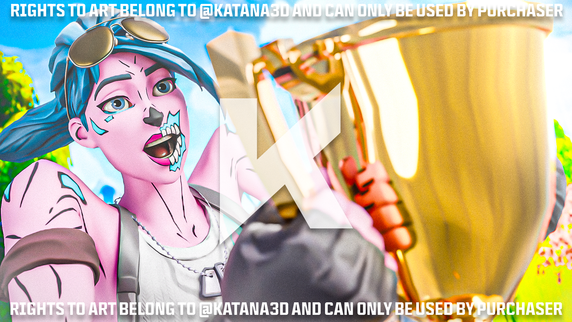 Fortnite Thumbnail - Victory Trophy (2 for 1) - Payhip