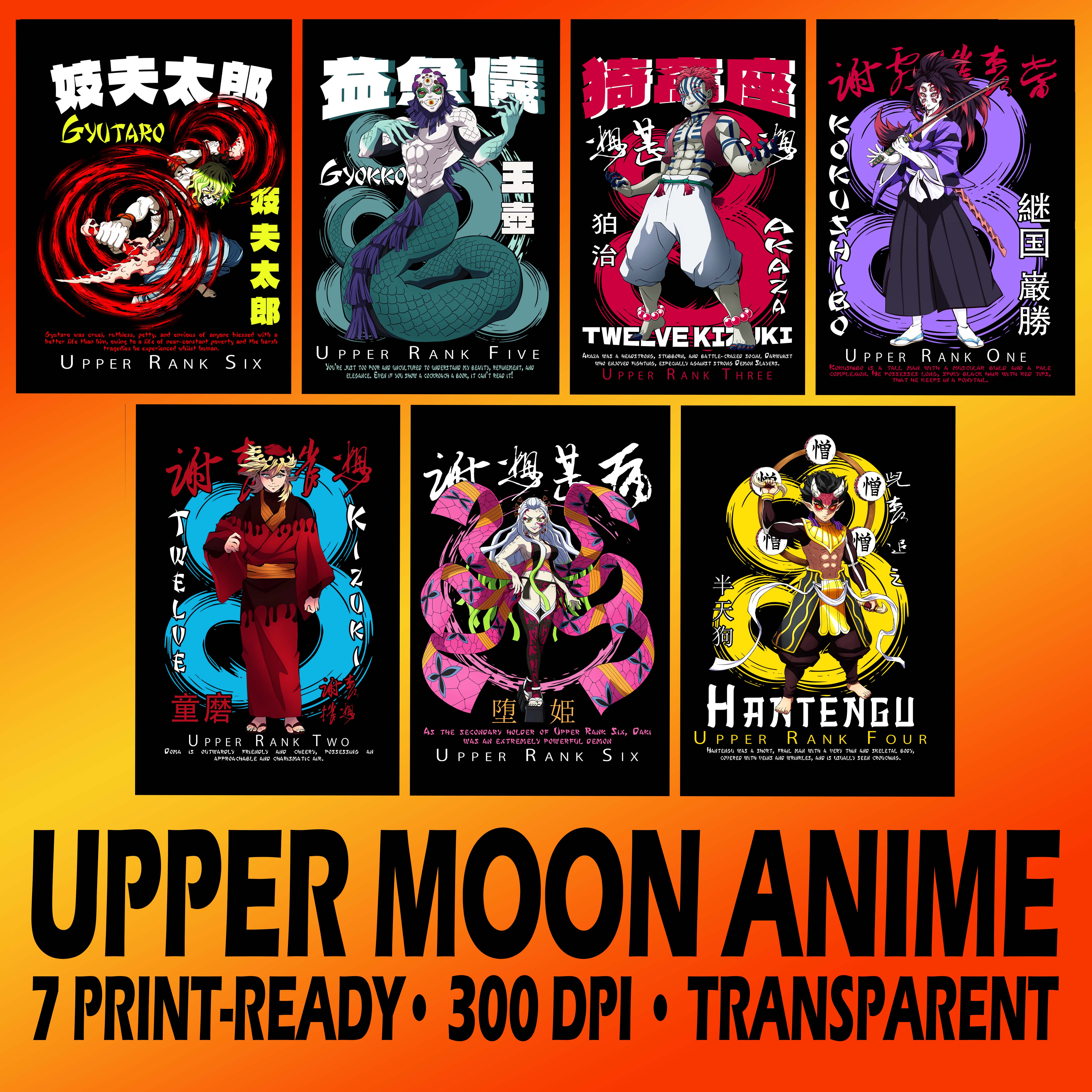 Upper Moon Anime Design Bundle | Commercial Use - Payhip