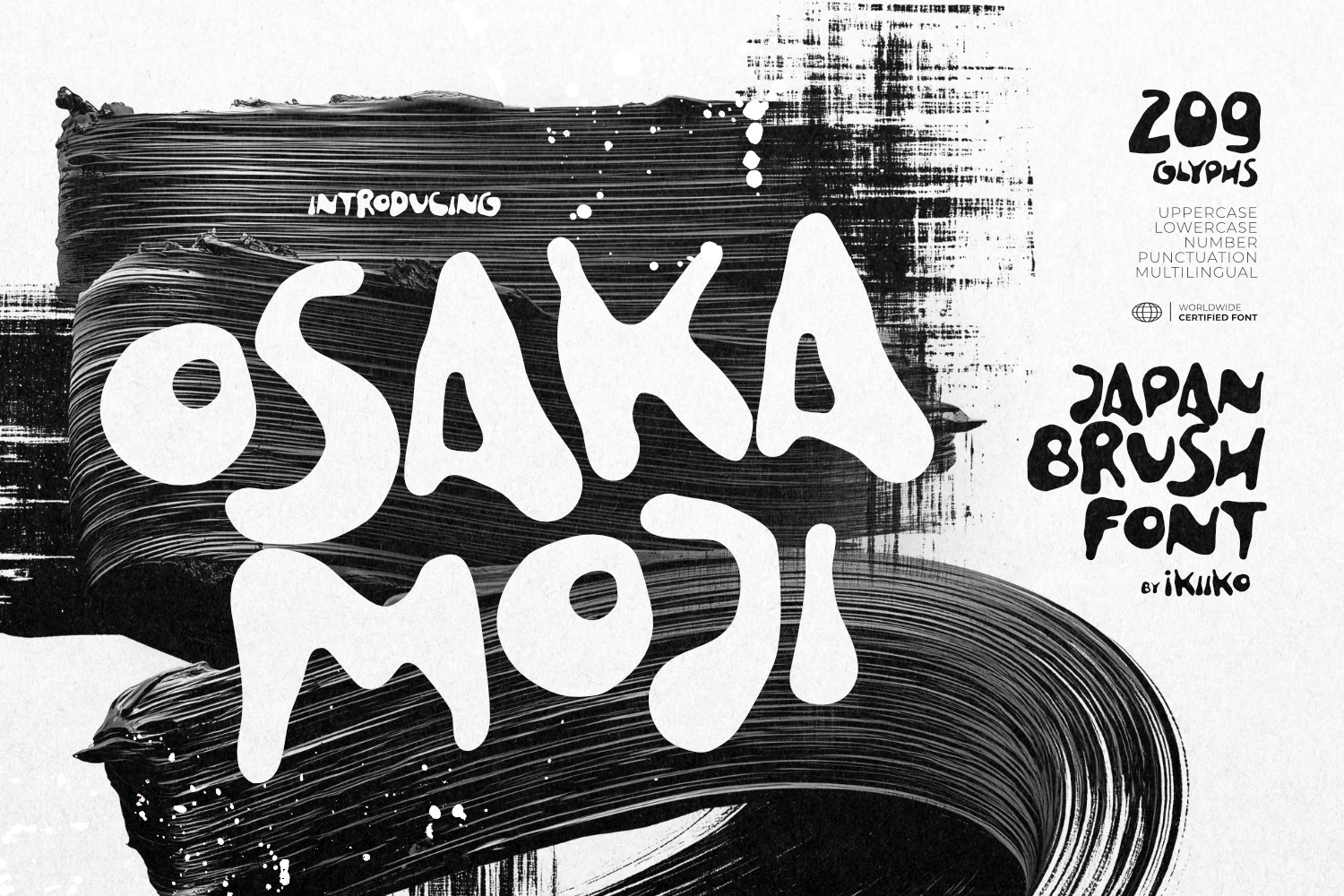 Osaka Moji - Japan Brush Font