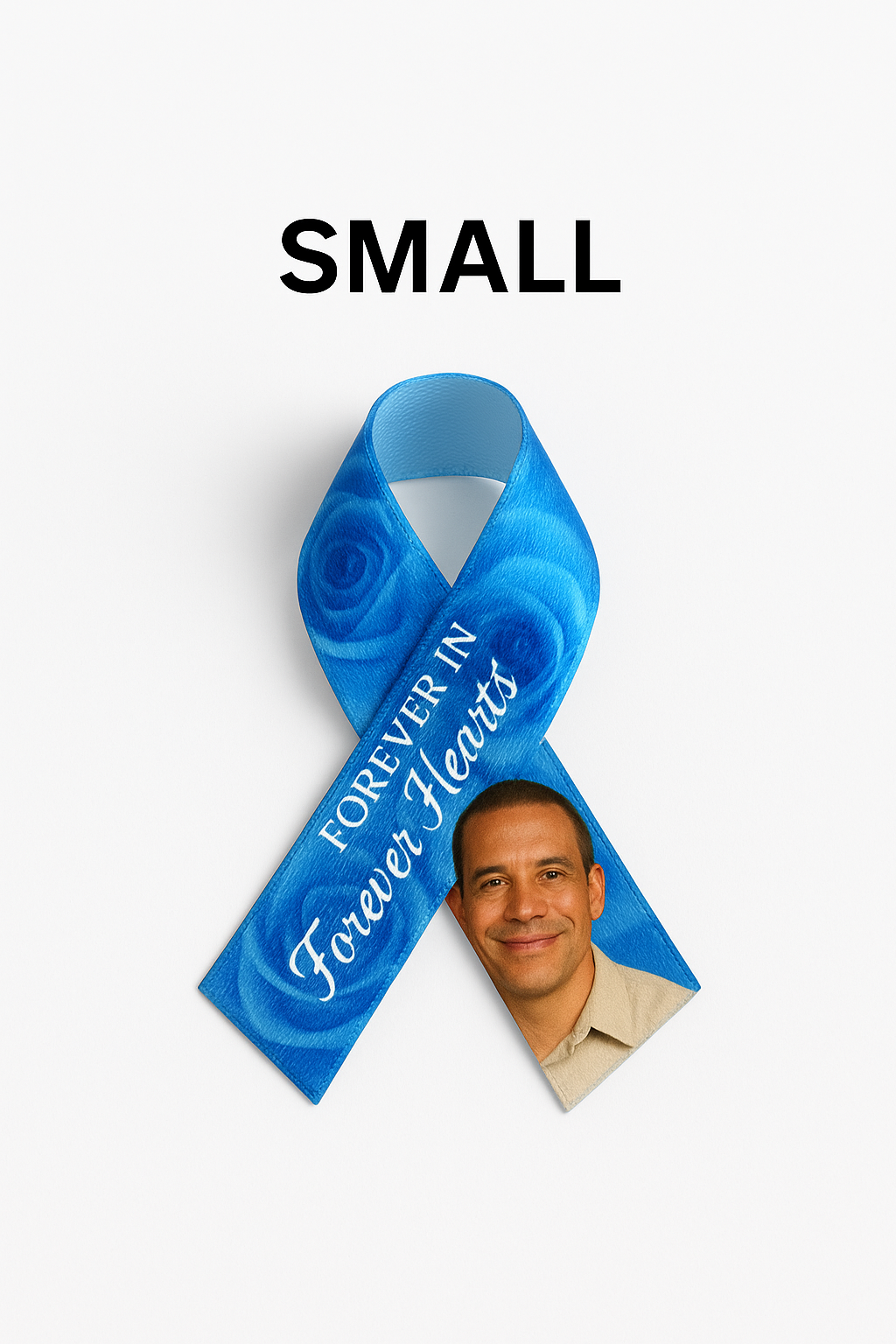 Set of 10 Small Custom Memorial Ribbon Pins – Personalized Funeral ...