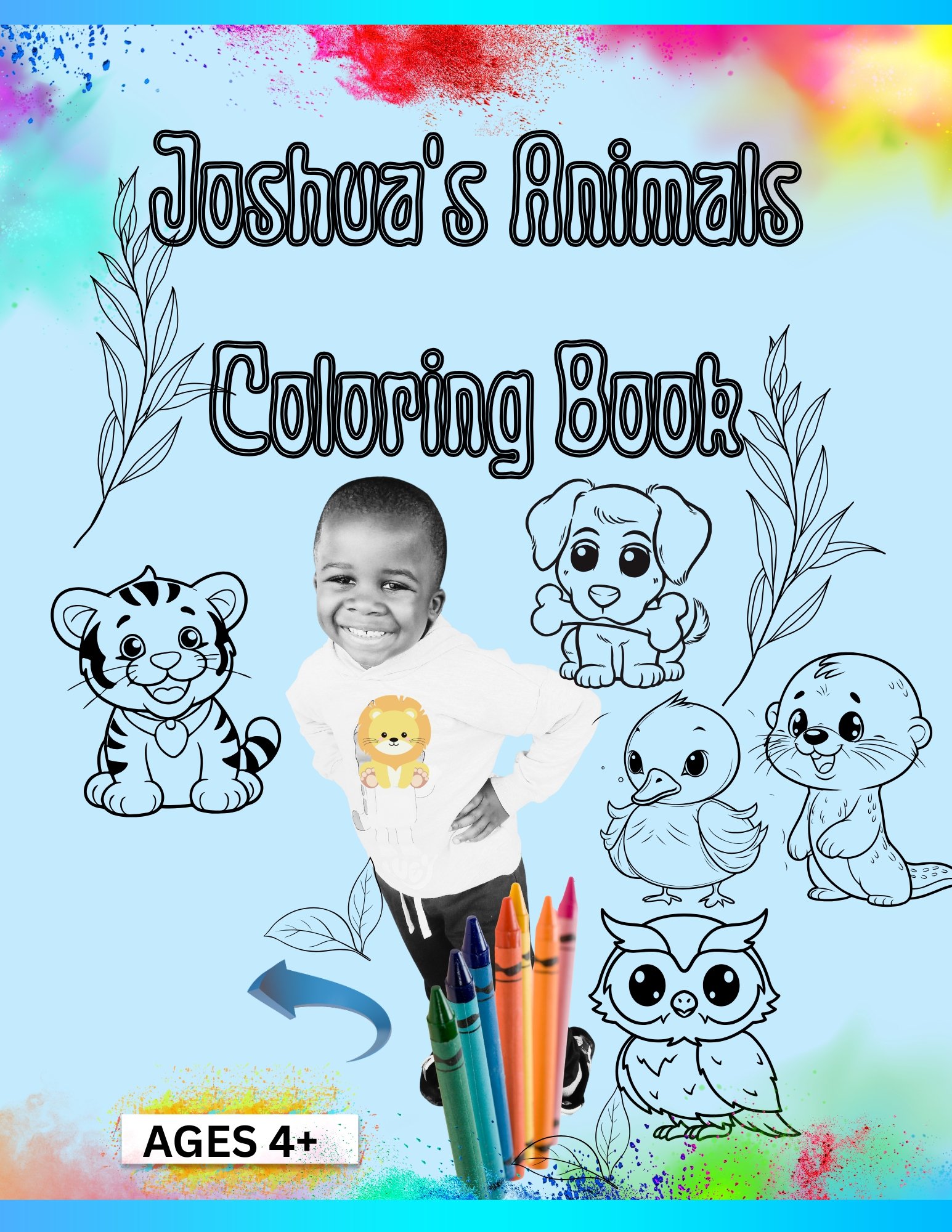 Joshua's Animals Coloring Book DIGITAL COPY - Payhip