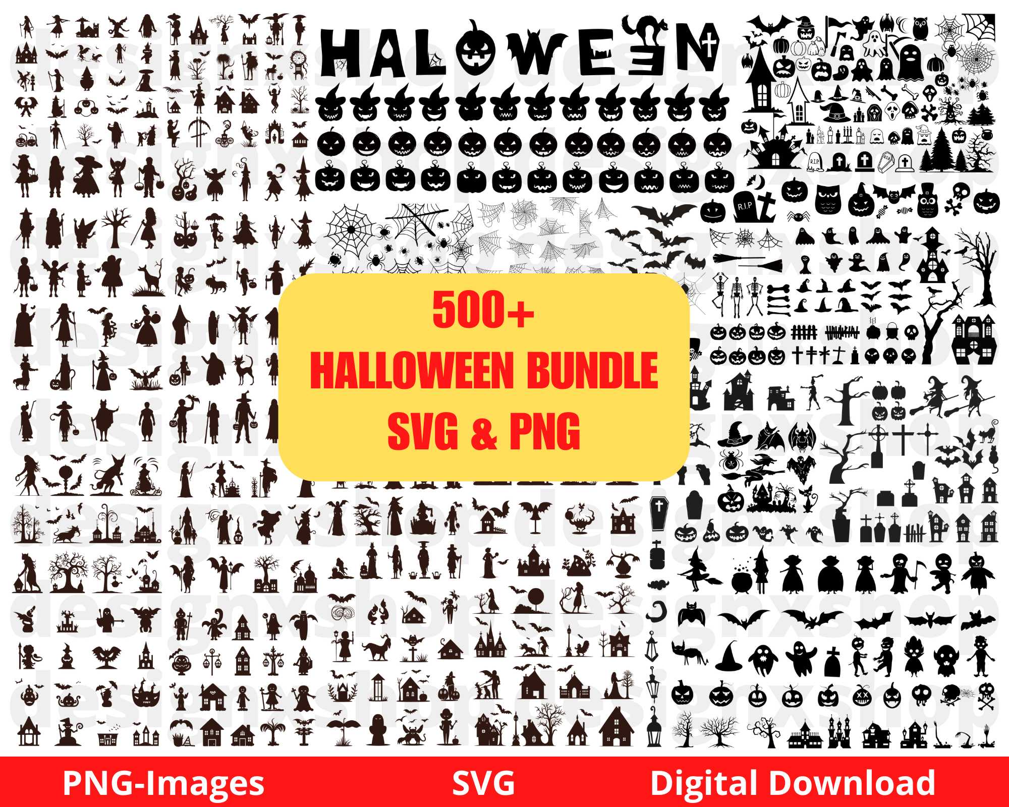 Halloween Mega Bundle | Halloween SVG Bundle | Halloween Gift Idea svg ...