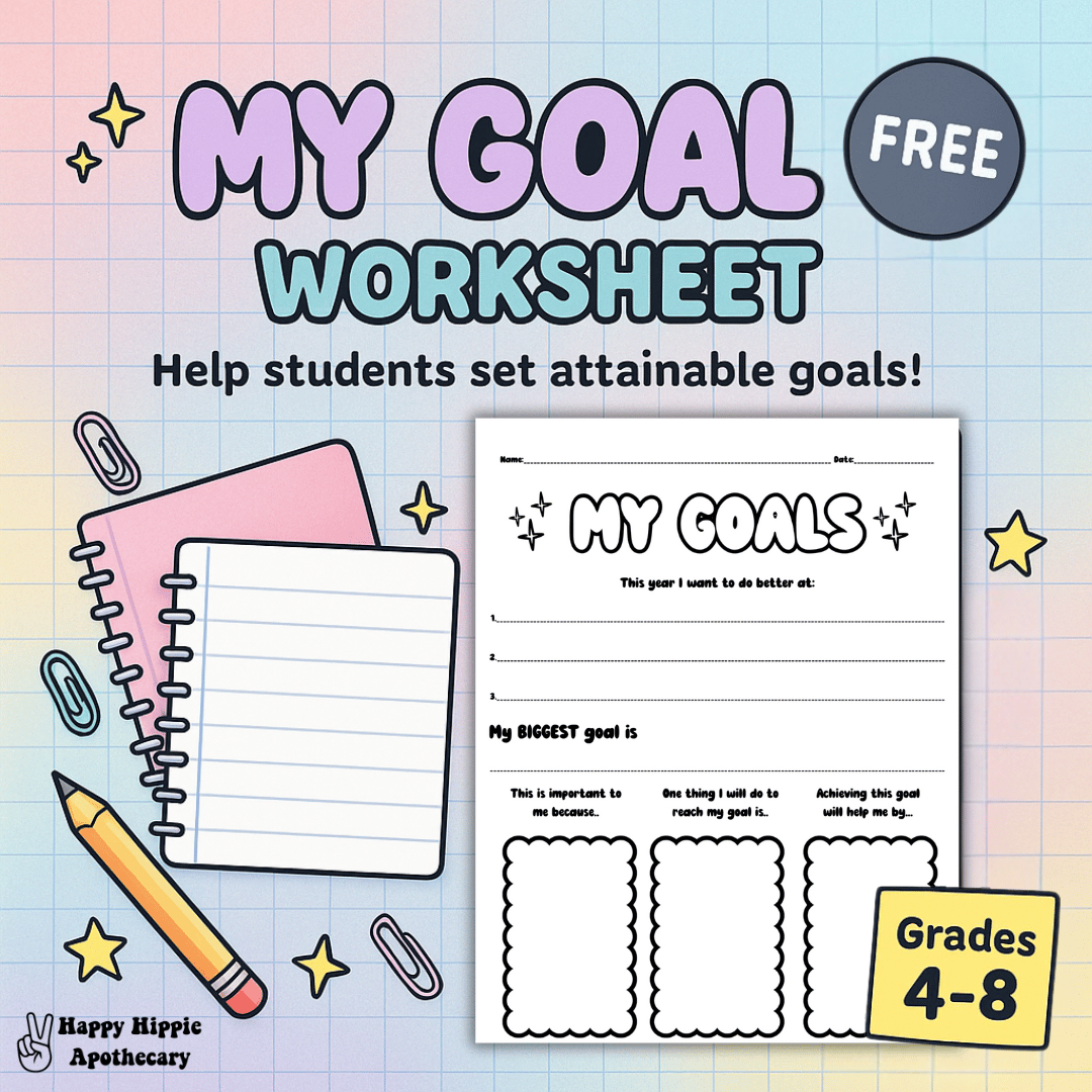 Free Goal Setting Worksheet for Kids | Printable Self-Reflection ...