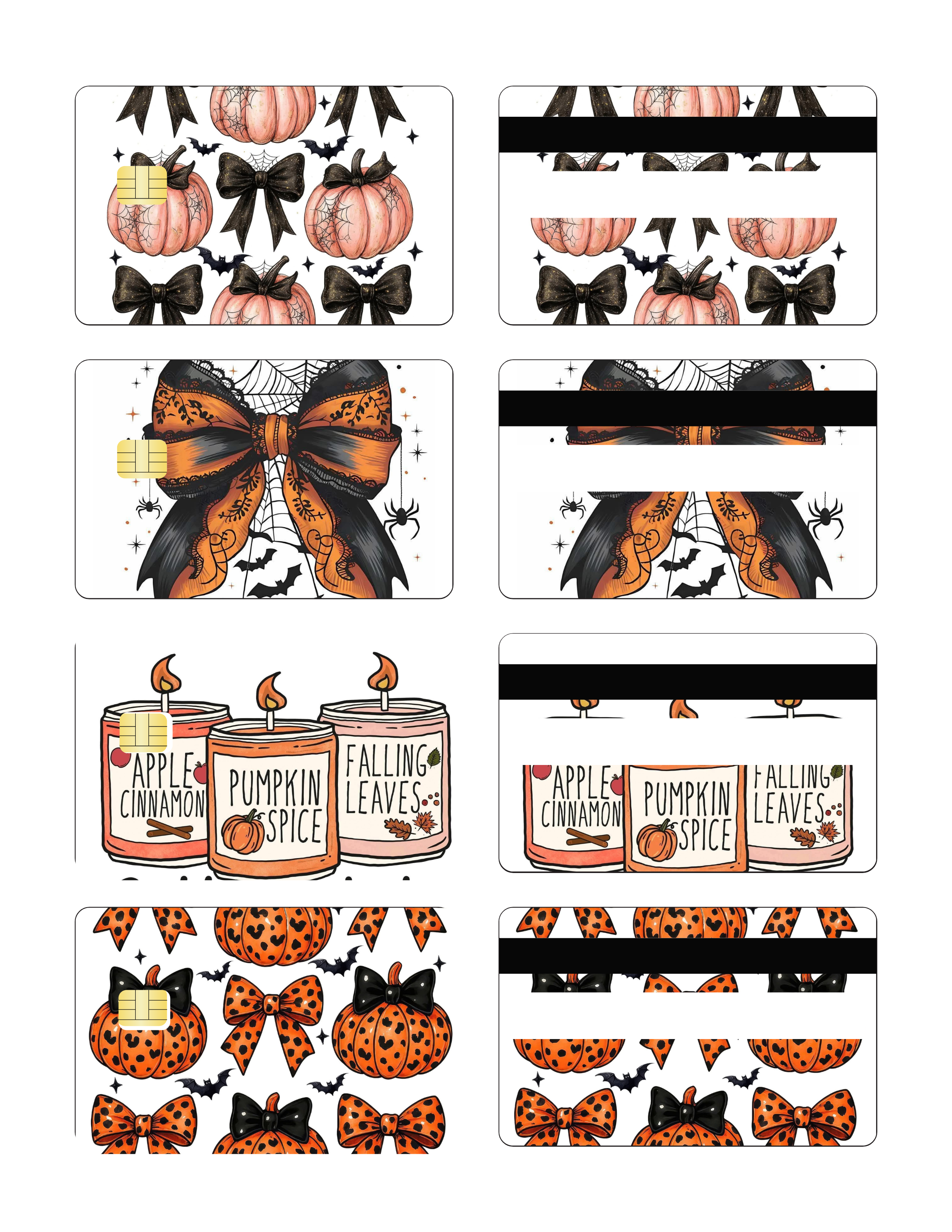 24 Spooky Themed Debit Card Cover Designs - Payhip