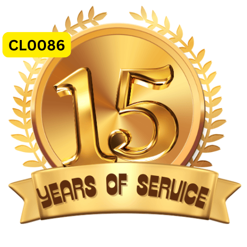10 years of service emblem to elevate award Certificate template ...