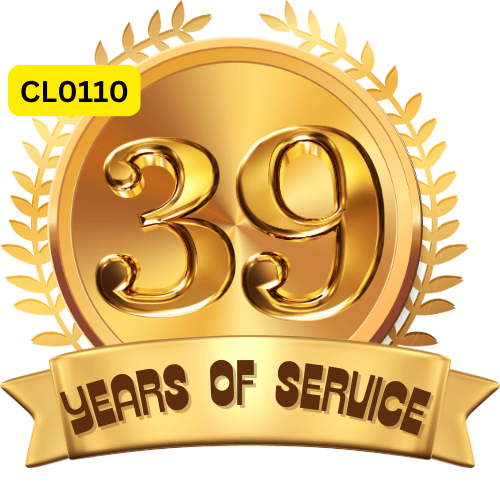 39 years of service emblem to elevate award Certificate template ...