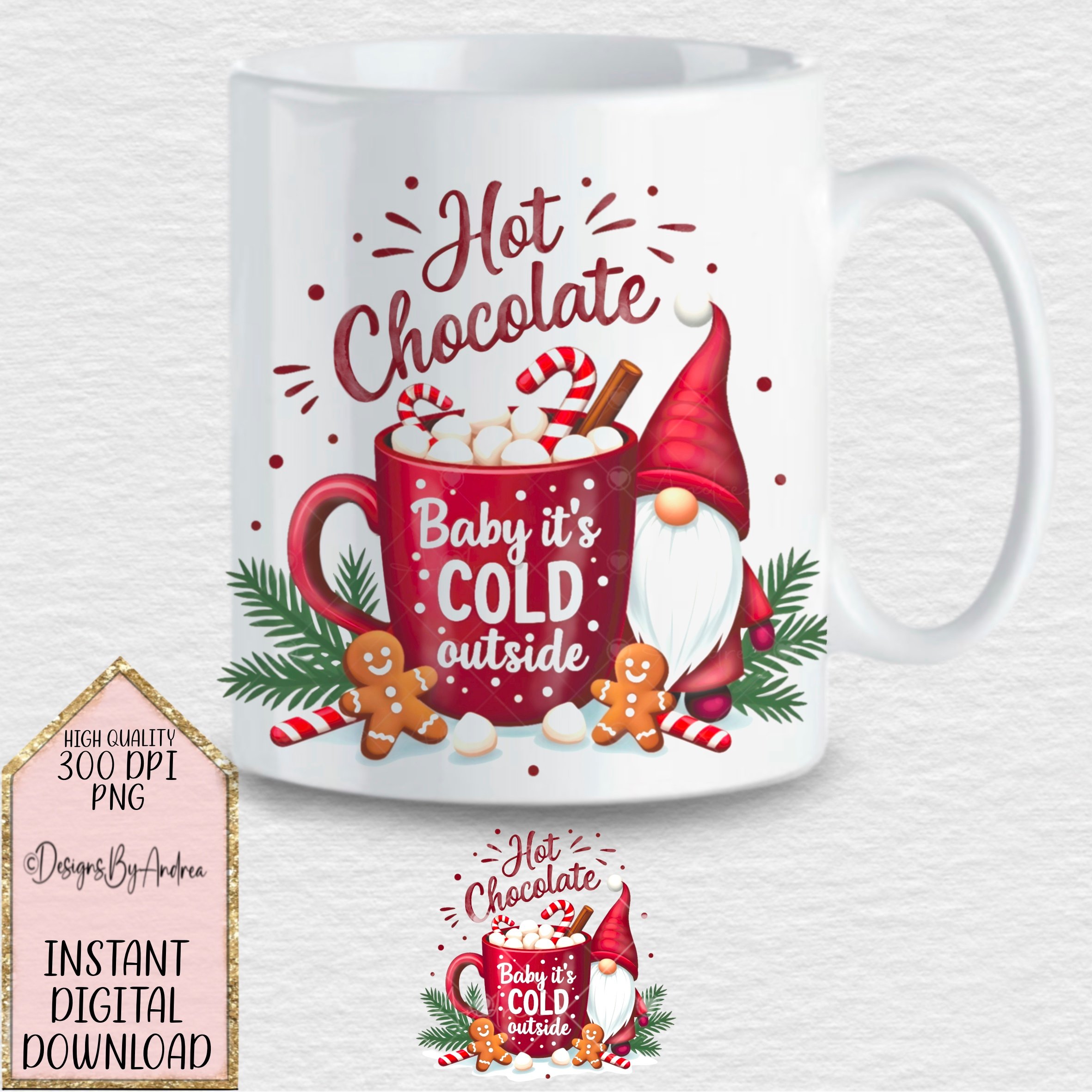 Treat file “Baby it’s cold outside” hot chocolate design - Payhip