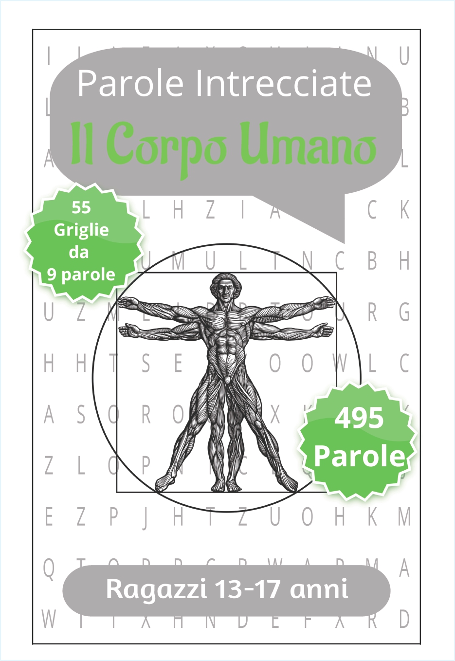 Il Corpo Umano: Parole Intrecciate per ragazzi da 13-17 anni - Puzzle ...