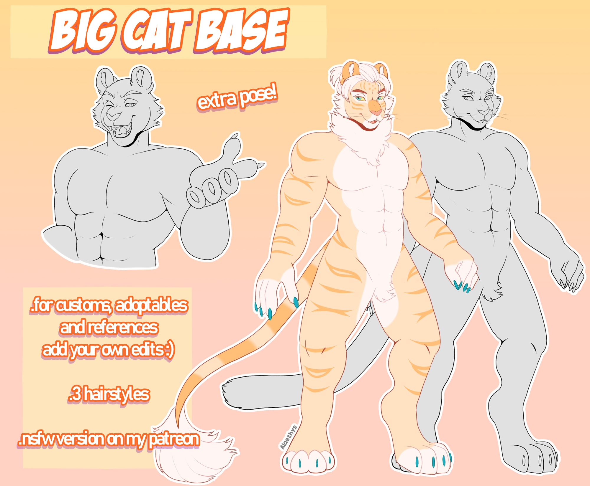 big cat base ♔ (SFW ONLY) - Payhip