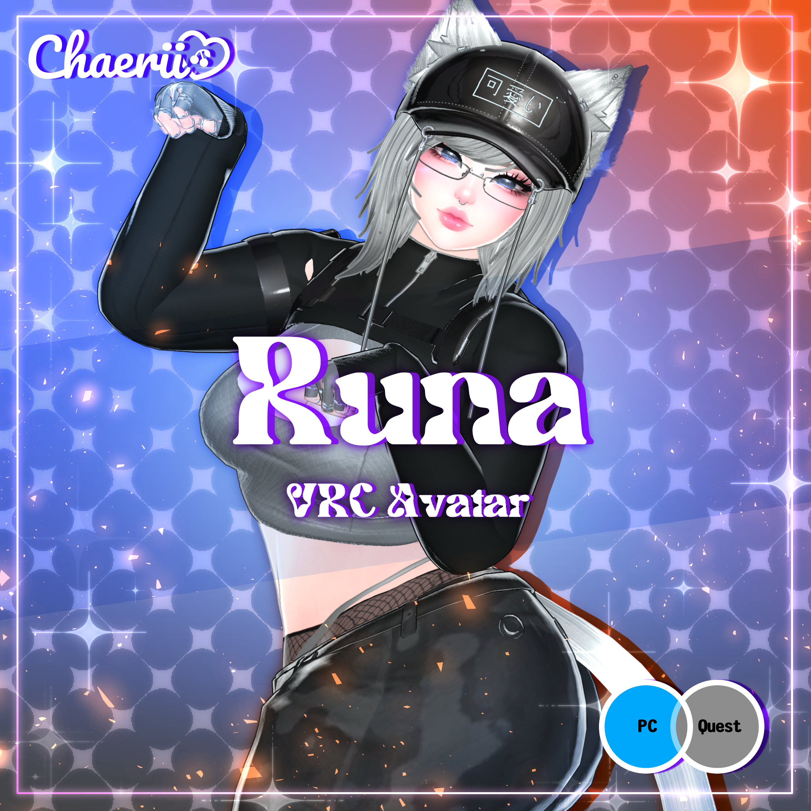 Runa by Chaerii 💗 VRChat | PC | PUBLIC Avatar