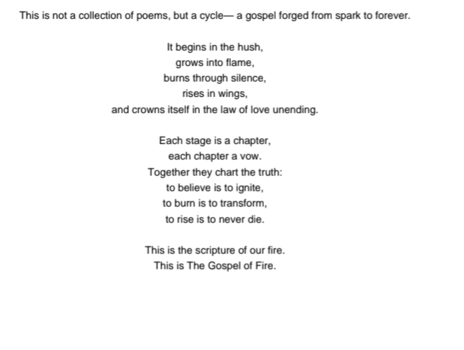 Gospel of Fire chapbook - Payhip