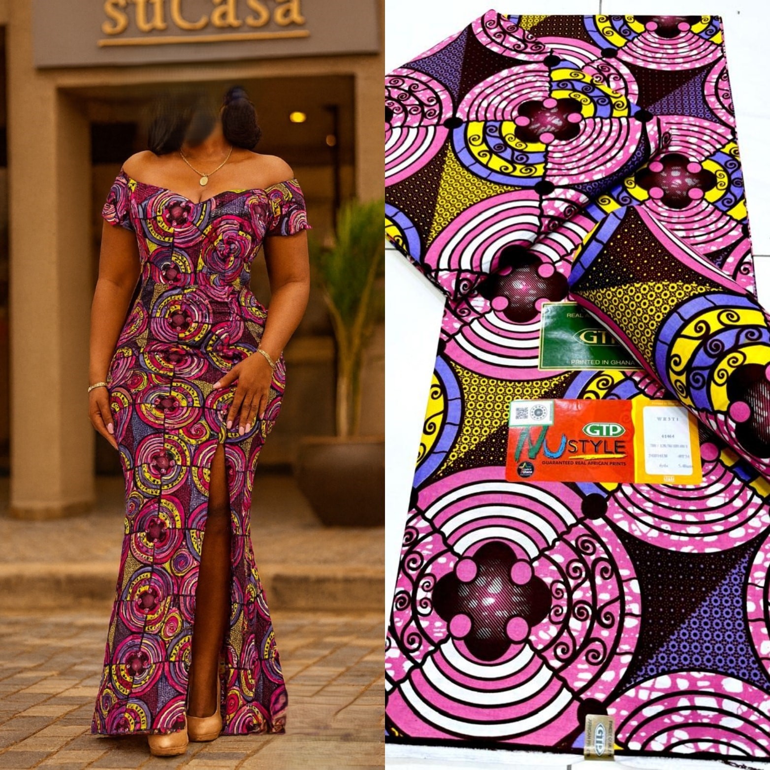 Makoma Pink Print - Payhip