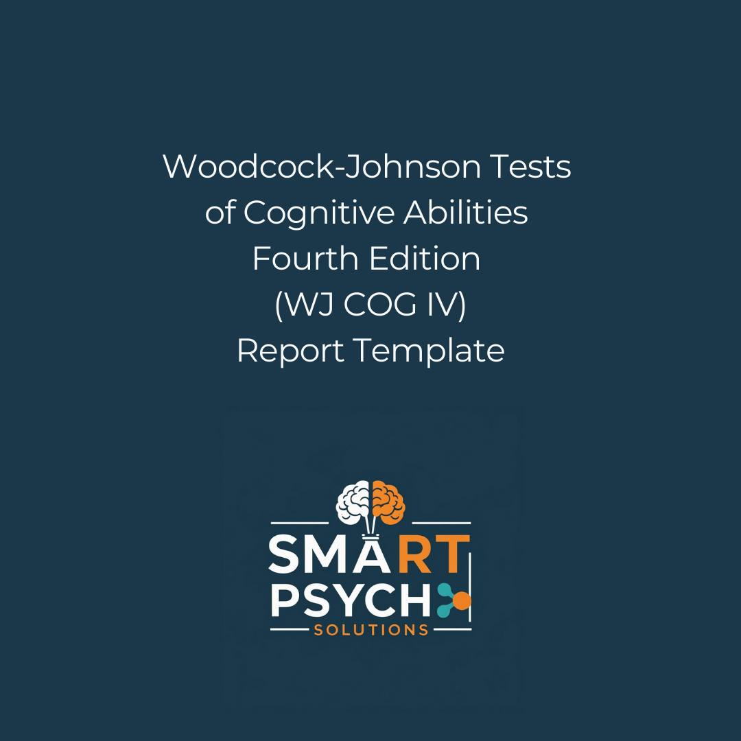 Woodcock-Johnson Tests of Cognitive Abilities - Fourth Edition (WJ COG IV)