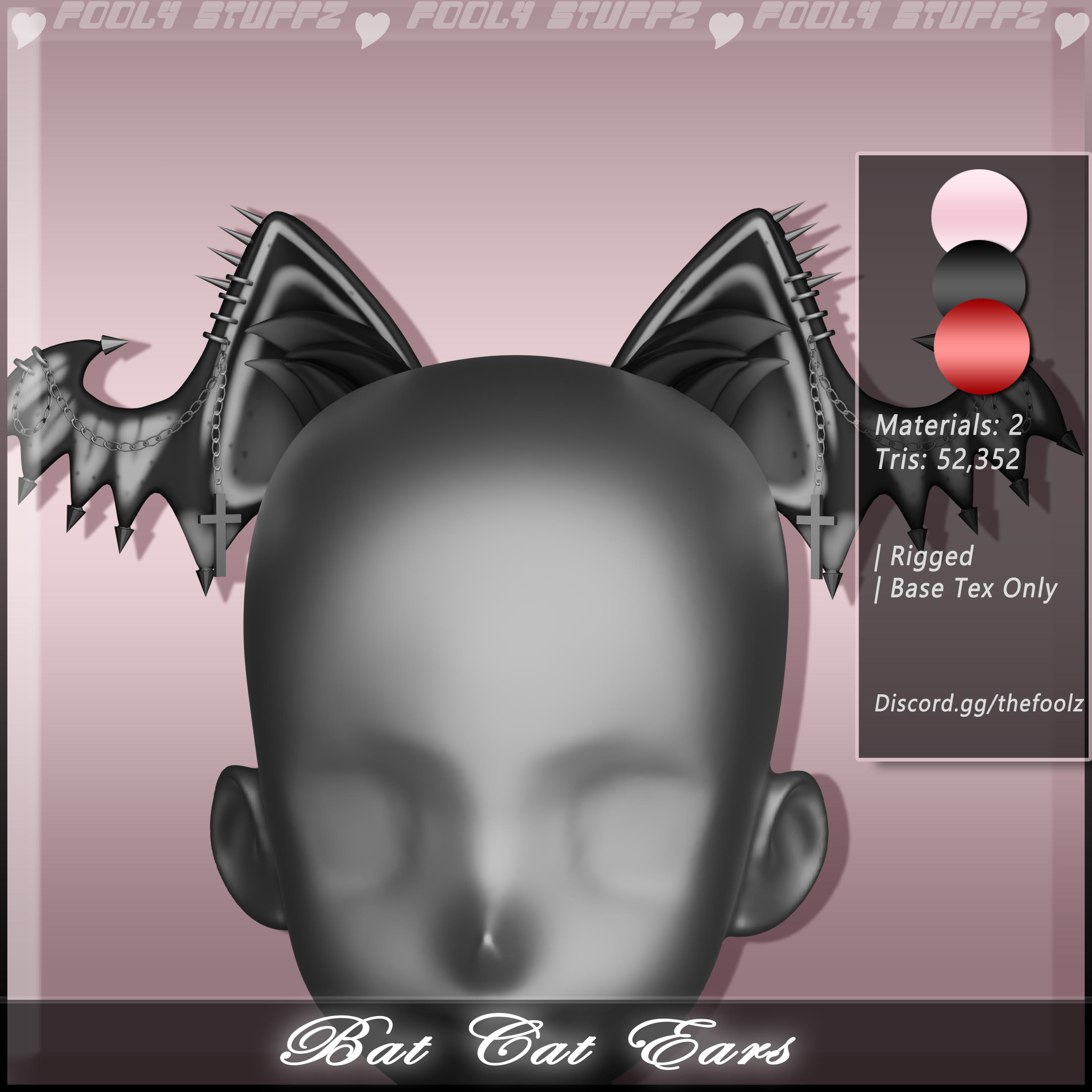 Bat Cat Ears ♡ [Commercial Use] - Payhip