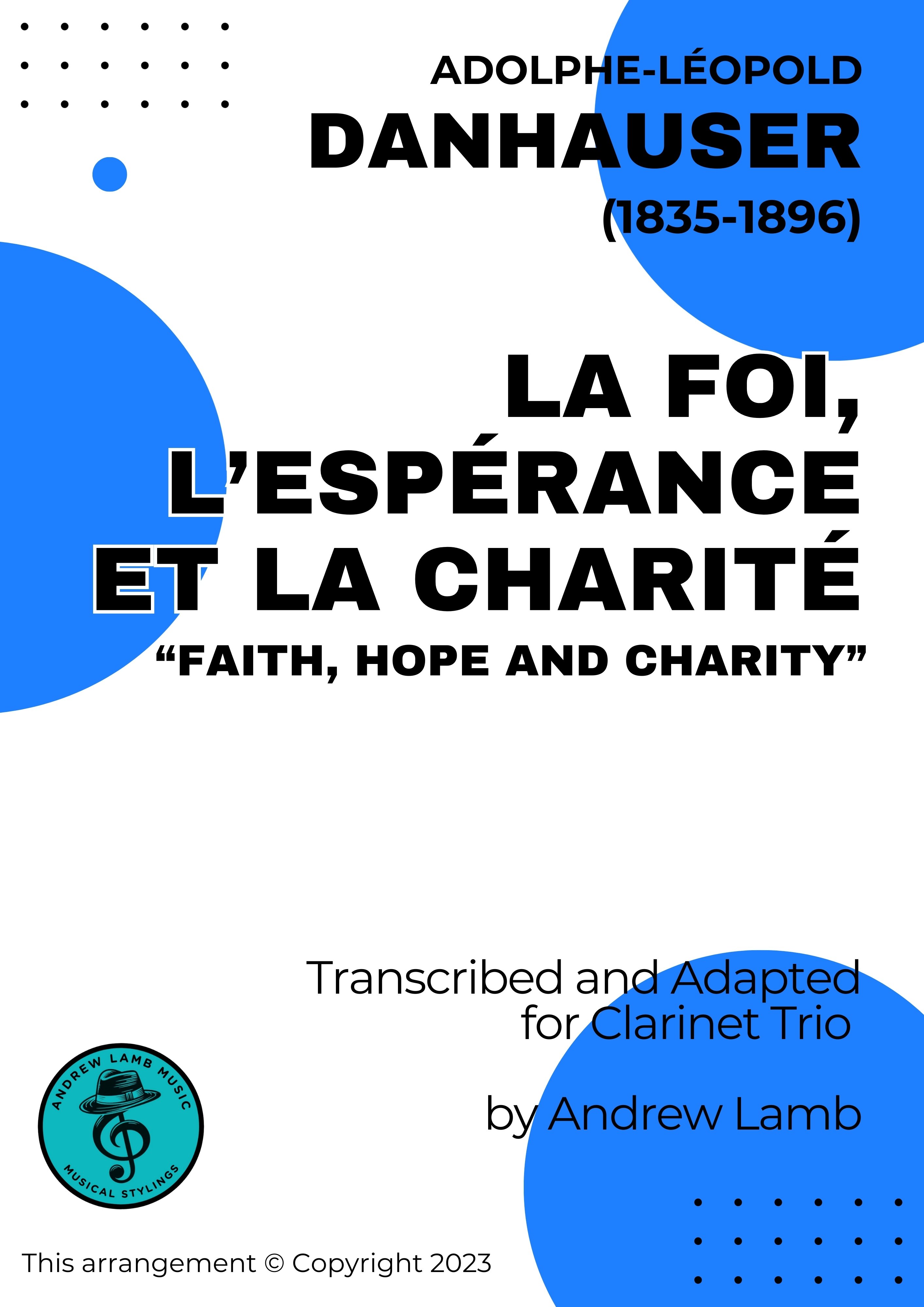 Adolphe Danhauser | La Foi, L’Espérance et la Charité | for Clarinet ...